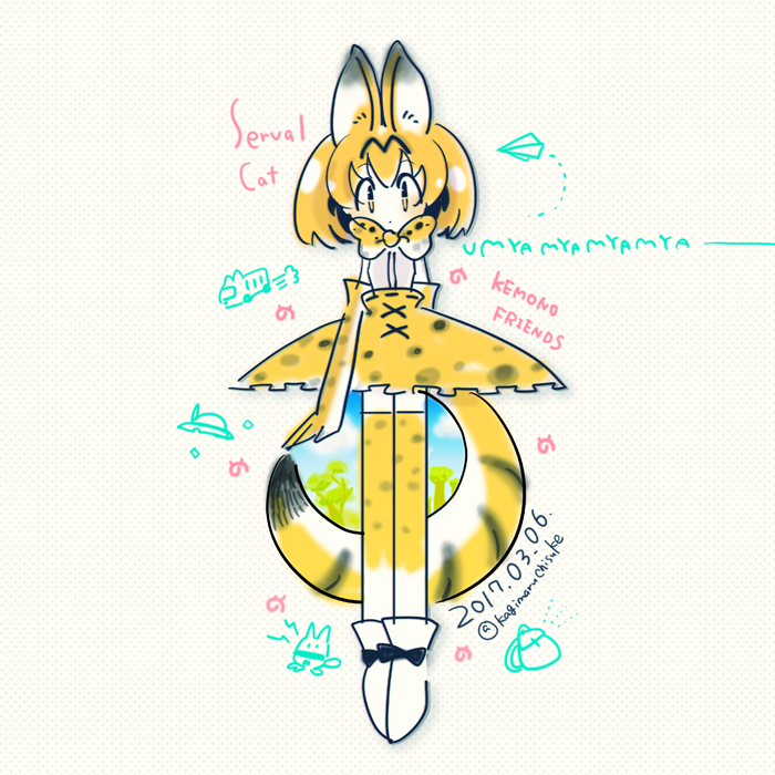 Safebooru - 1girl animal ears arms at sides black bow blonde hair blush boots bow bowtie ...