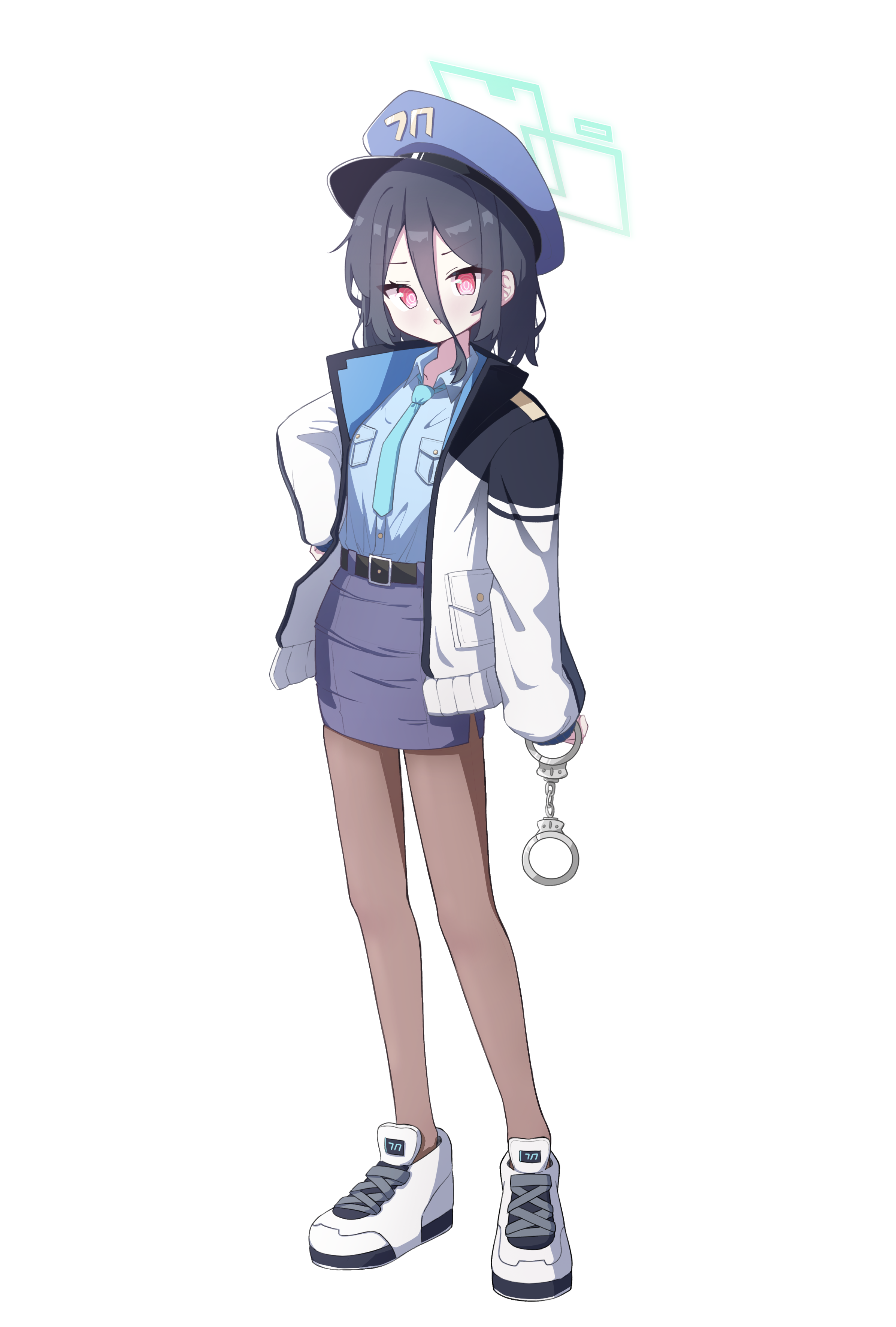 Safebooru - (blue archive) 1girl 525 woiwo absurdres alternate costume belt black belt black ...