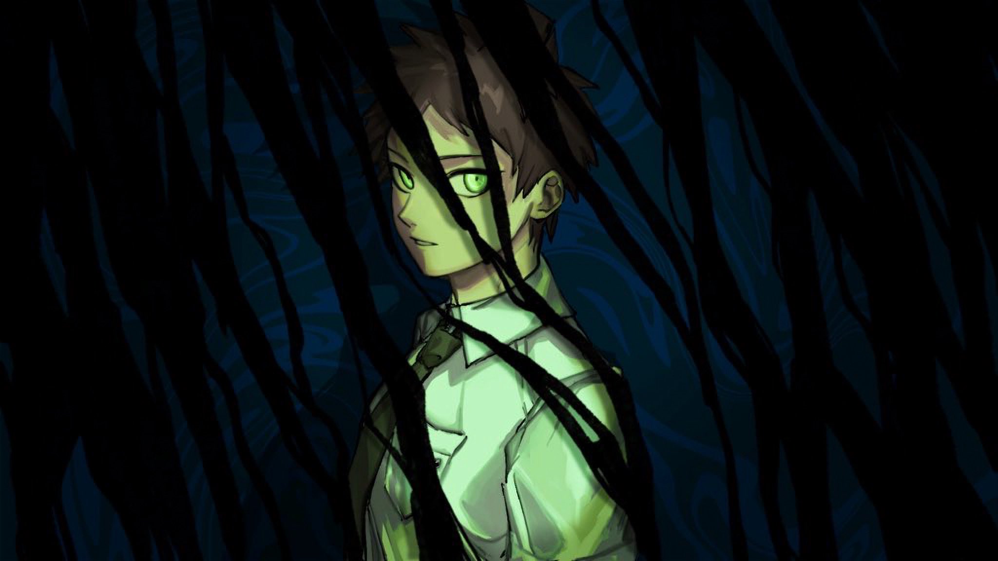 Safebooru - 1boy ahoge breast pocket brown hair collared shirt danganronpa (series) danganronpa ...