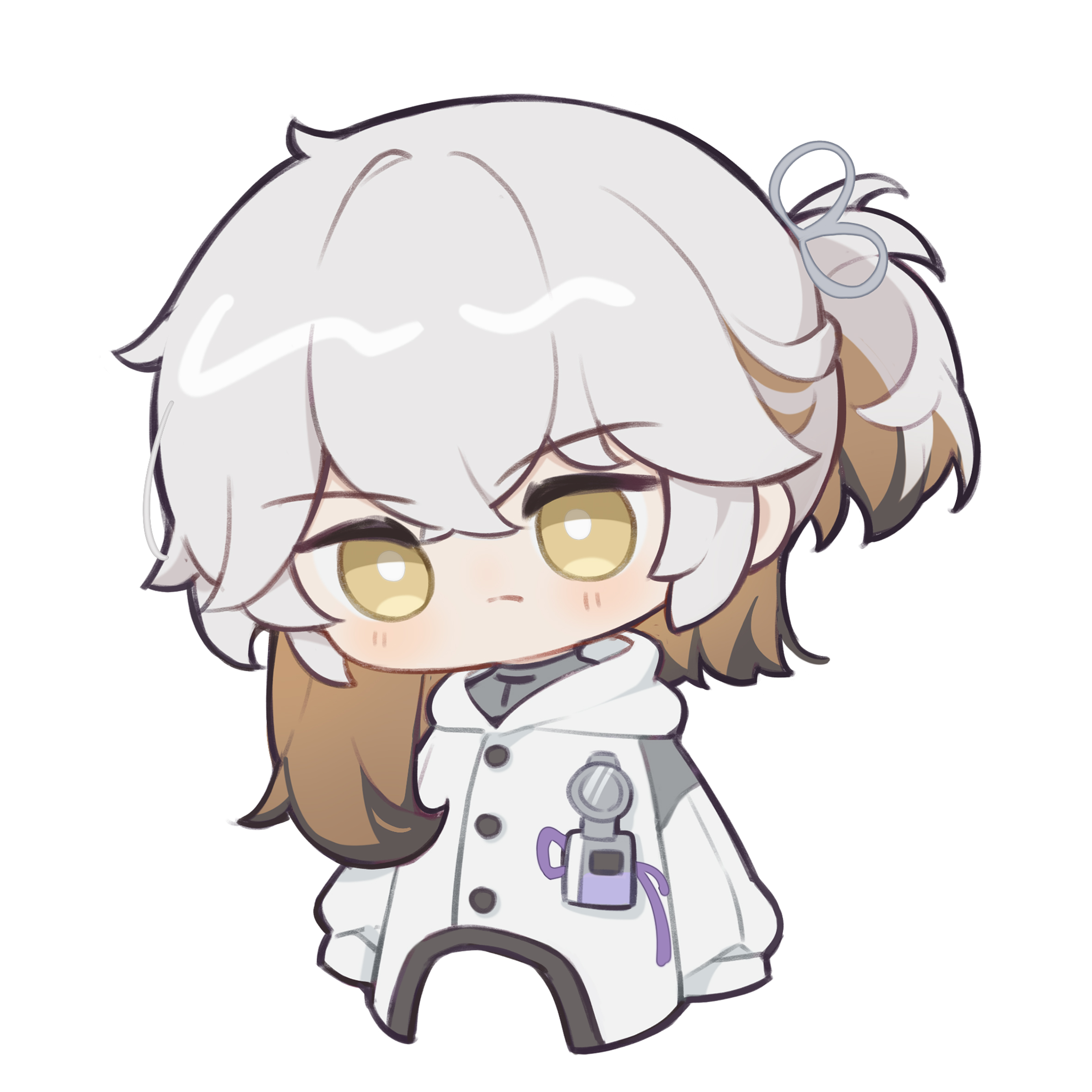 Safebooru - 1other :/ ai chi guobaoyou androgynous blush brown hair ...
