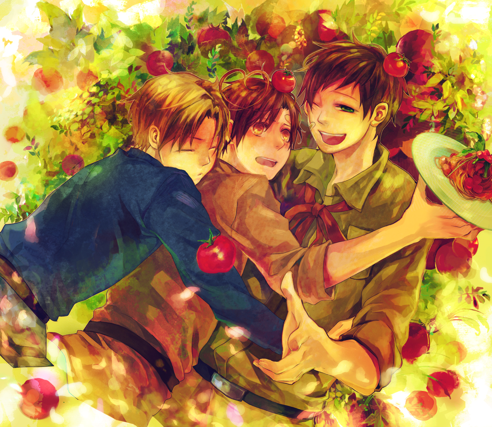 Safebooru - ahoge axis powers hetalia bad id bandaid brothers brown ...