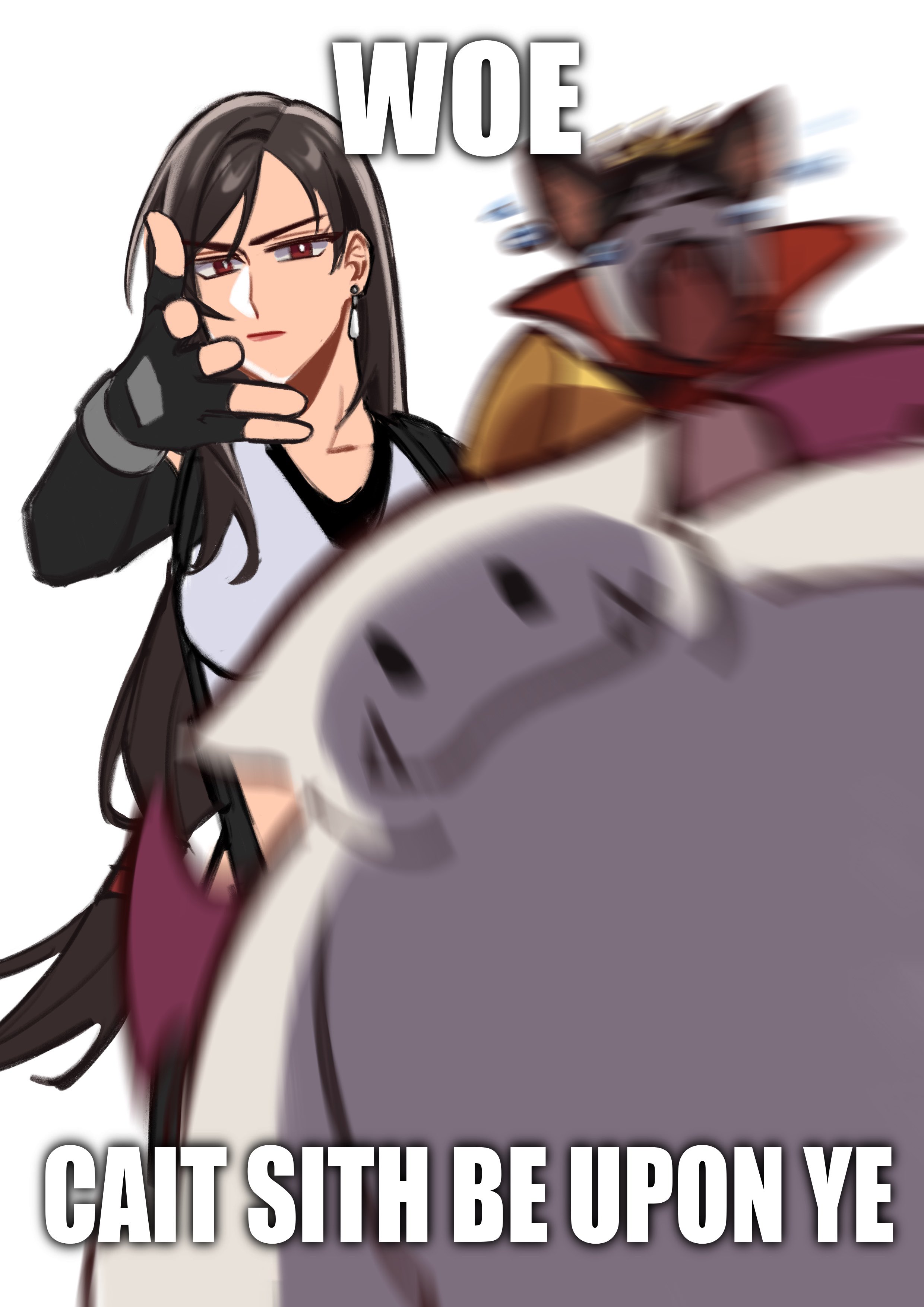 Safebooru - 1girl absurdres black gloves black hair black sports bra ...