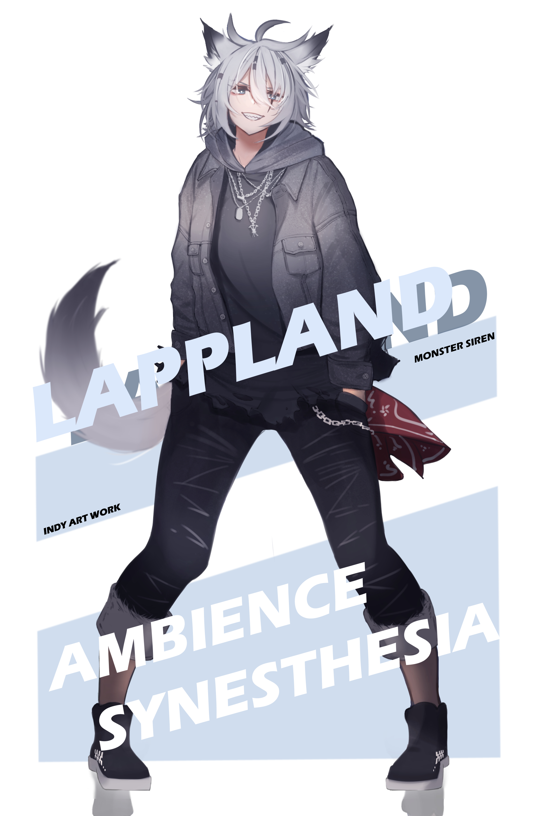 Safebooru - 1girl absurdres ahoge ambience synesthesia animal ear fluff animal ears arknights ...