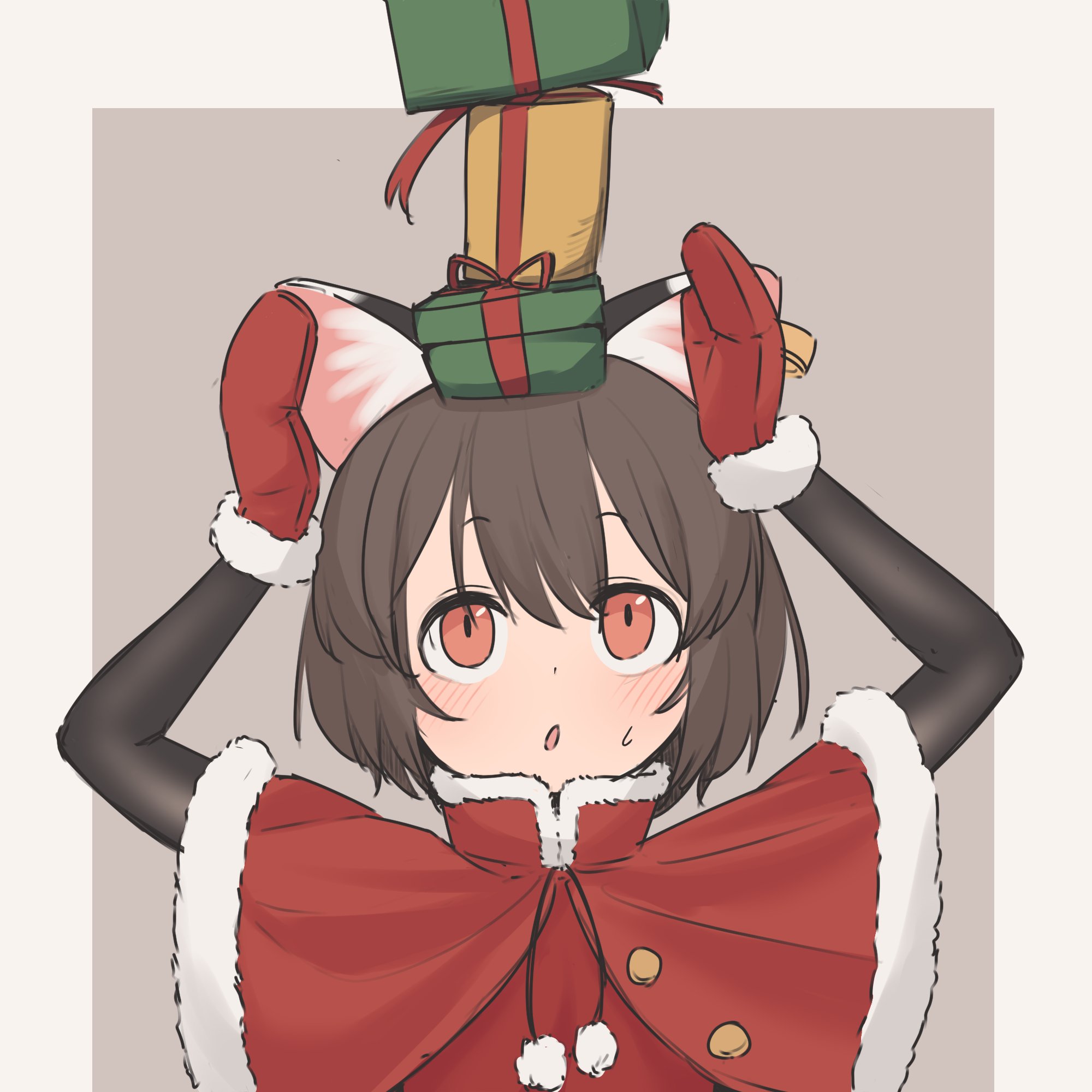 Safebooru - 1girl :o adapted costume alternate costume animal ear piercing animal ears asakura ...