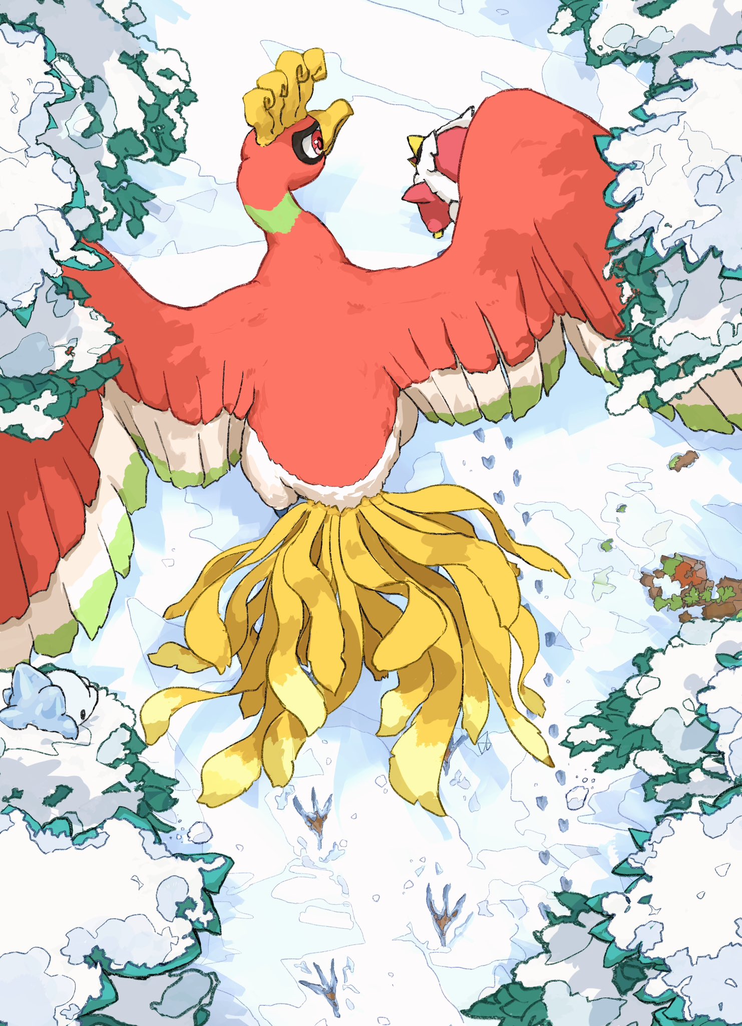 Safebooru - animal focus aomon (yuuji7604) beak bird bird tail ...