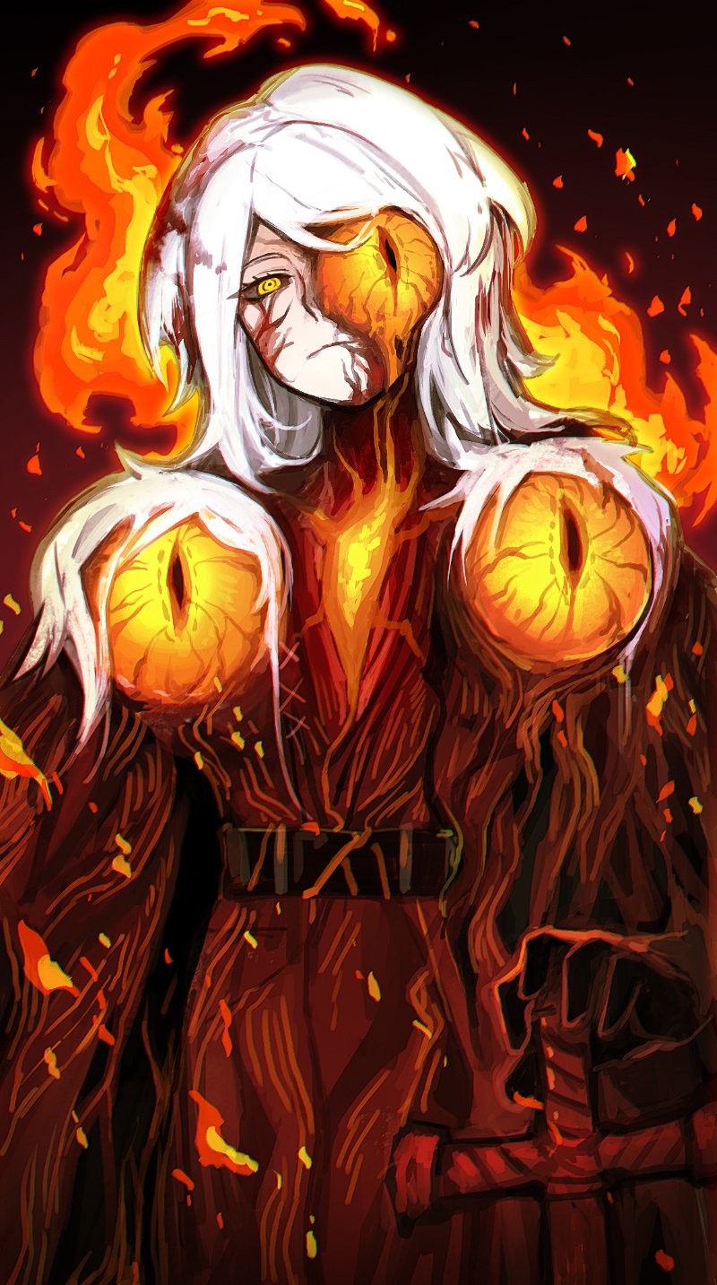 Safebooru - 1girl belt blood blood in hair blood on face coat ...