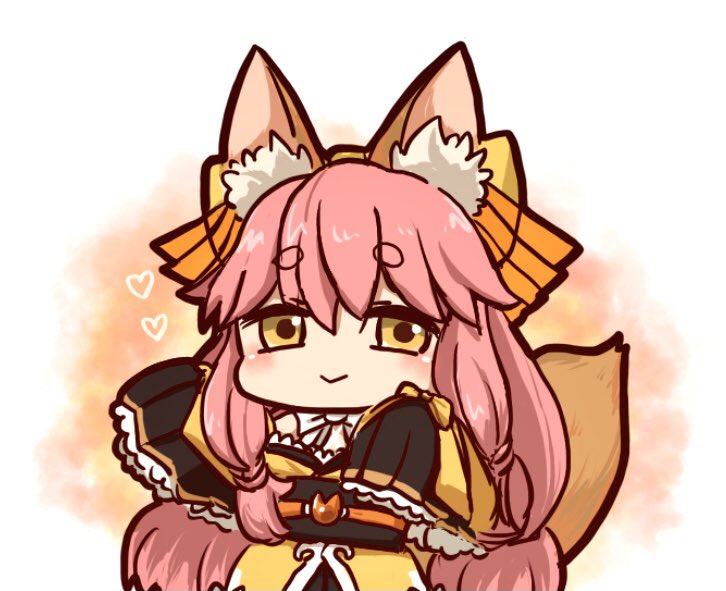 Safebooru - 1girl animal ear fluff animal ears blush chibi fate/samurai ...