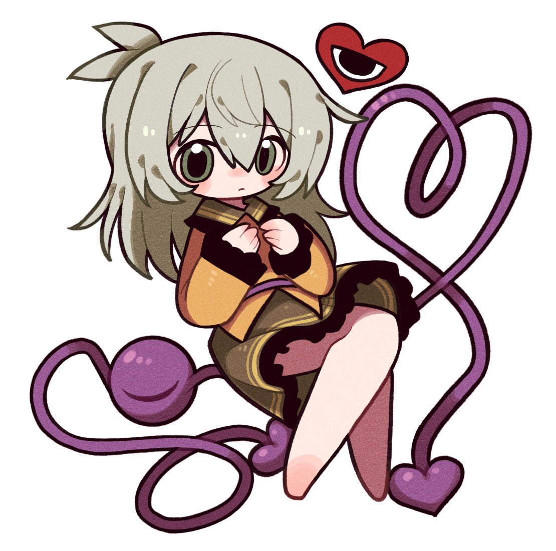 Safebooru 1girl Ahoge Antenna Hair Black Eyes Buttons Collar Frilled 9931