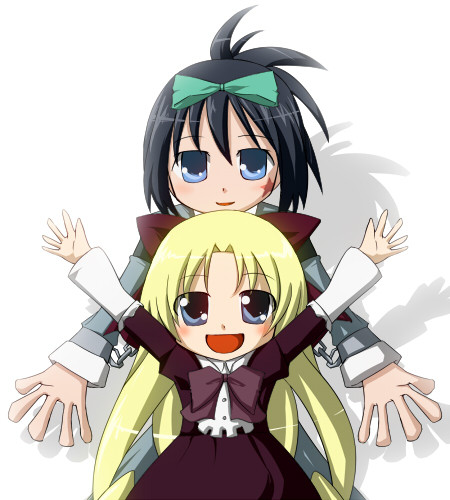 Safebooru - blonde hair blue eyes crossover kunihiro hajime lowres ...