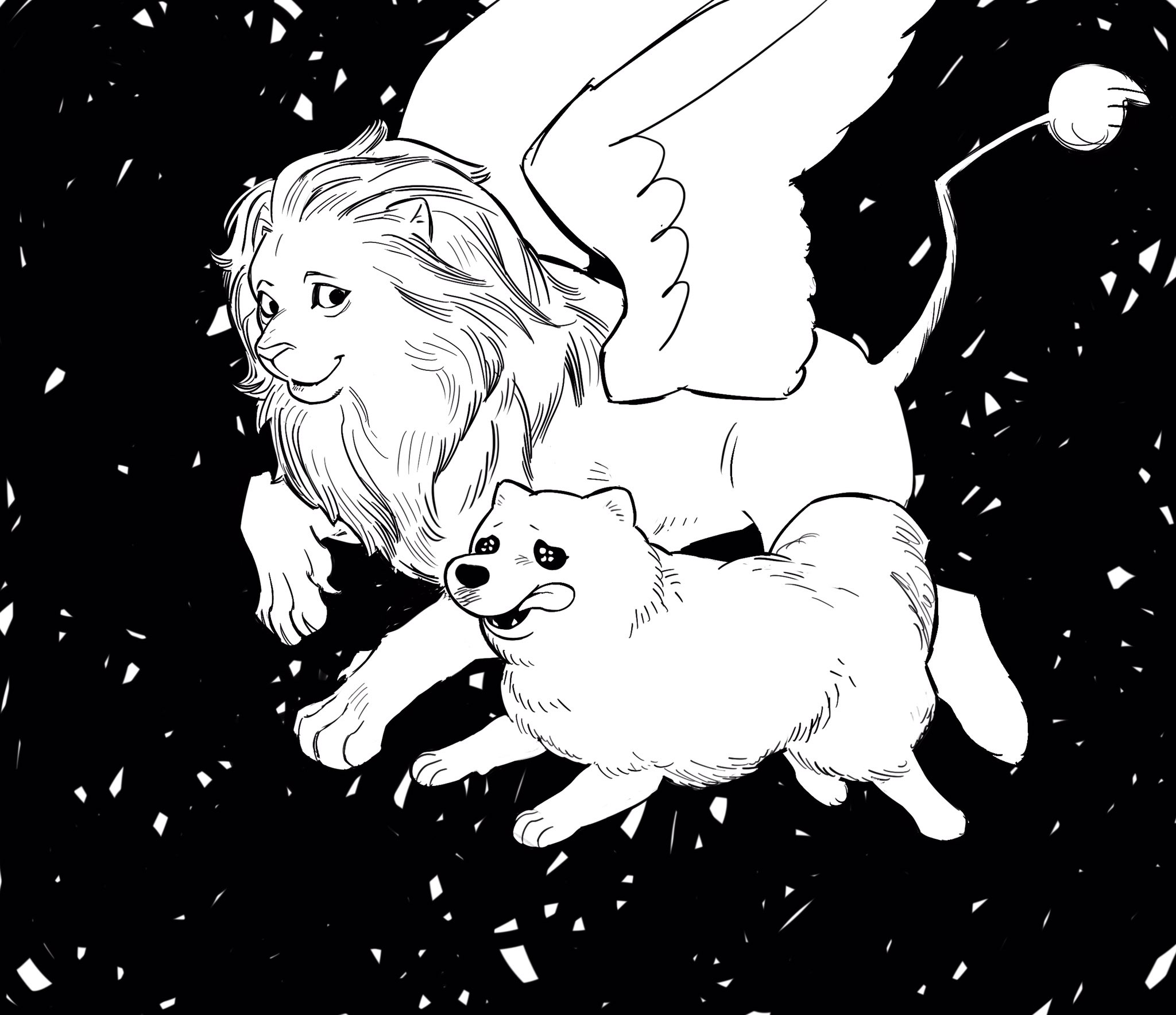 Safebooru - animal animal focus animalization black6 724 dog dungeon ...