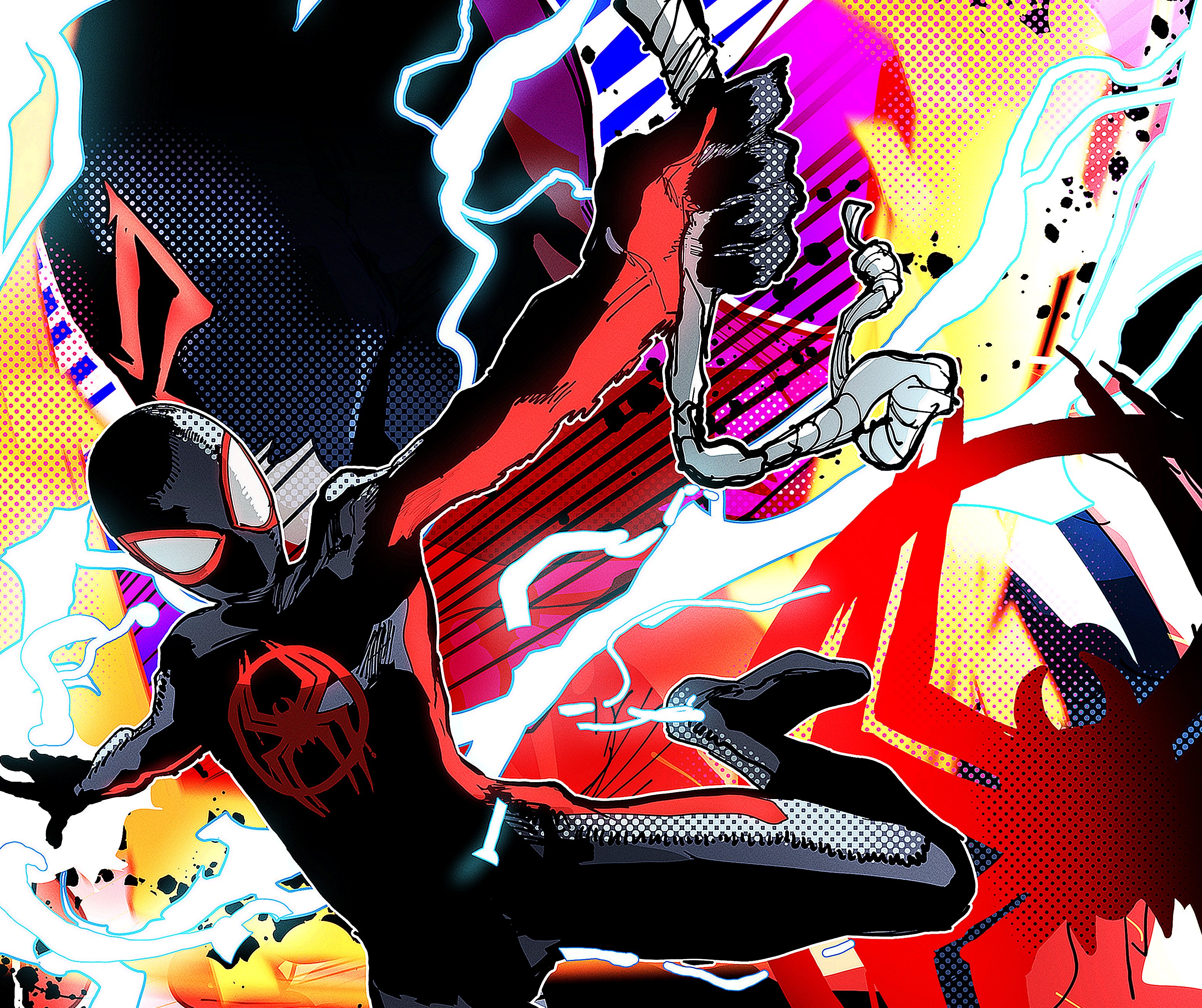 Safebooru - 1boy absurdres animal print backlighting black bodysuit ...