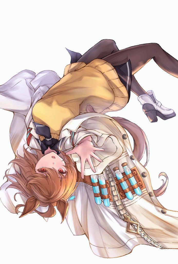 Safebooru - agnes tachyon (umamusume) ahoge animal ears breasts brown eyes brown hair dutch ...