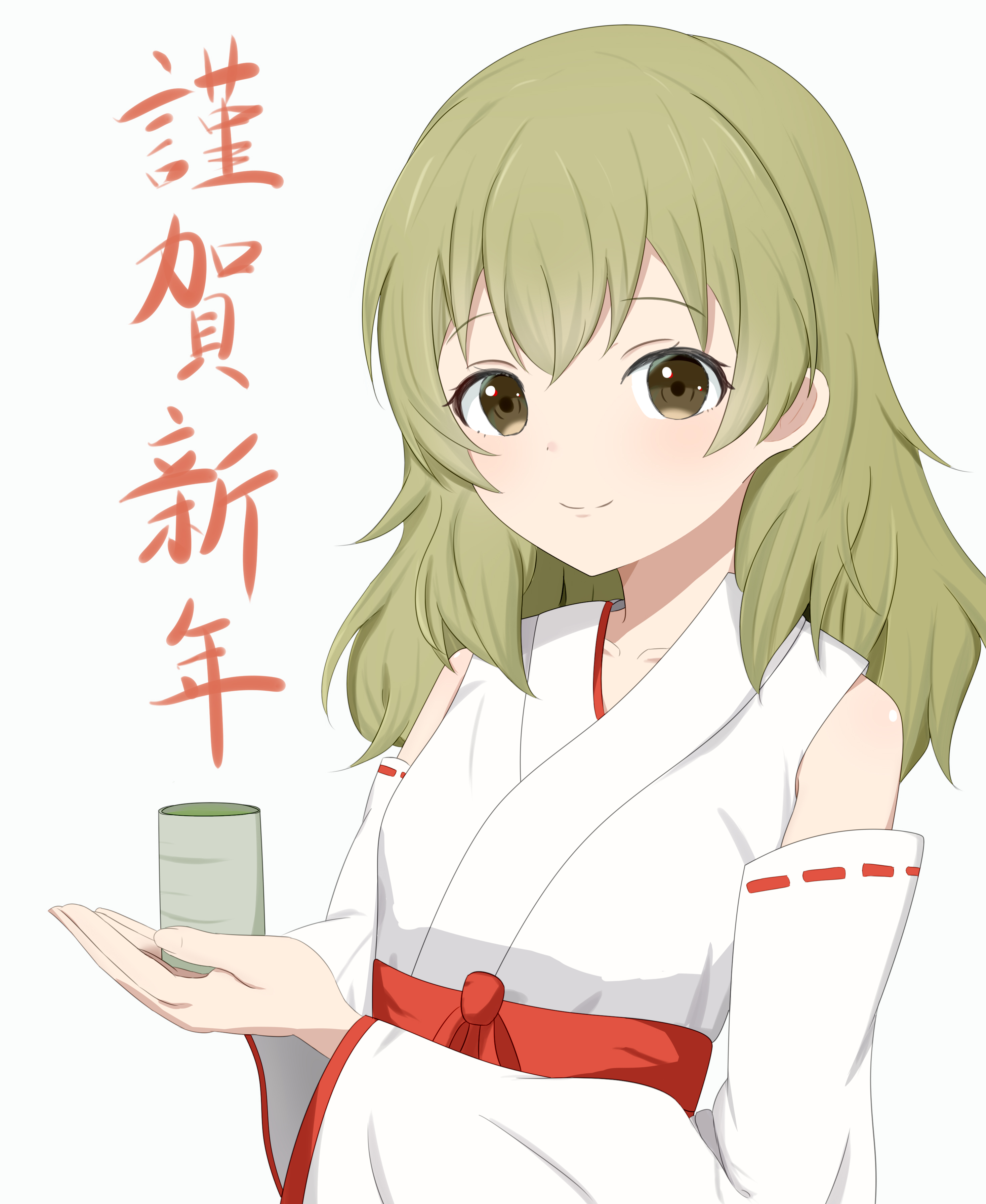 Safebooru - 1girl absurdres annrichan brown eyes brown hair cup deaimon ...