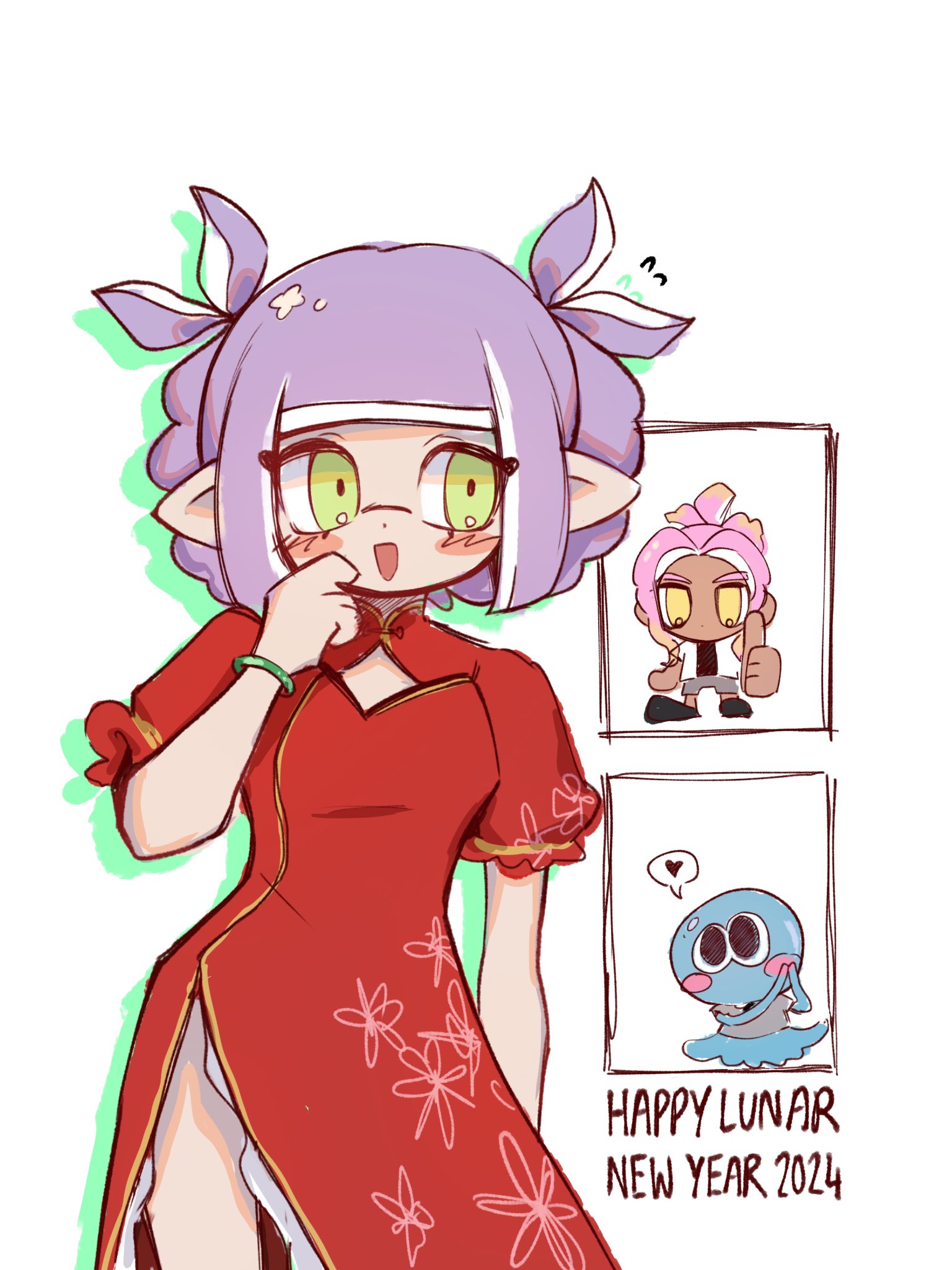 Safebooru - 1girl 2024 :d blush chinese clothes chinese new year ...