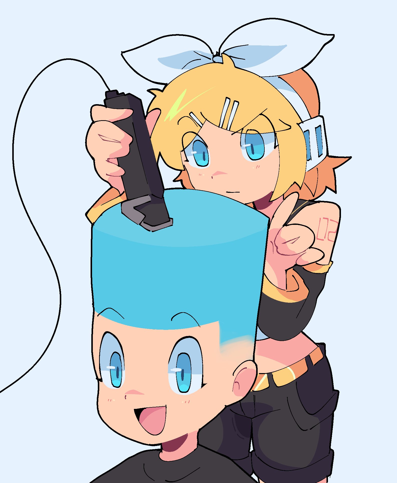 Safebooru - 2girls abstractpurple alternate hair length alternate hairstyle bare shoulders black ...