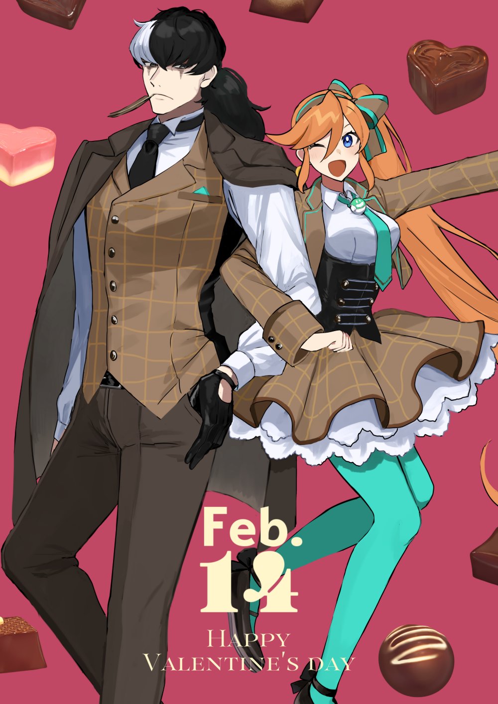 Safebooru - 1boy 1girl ace attorney athena cykes black eyes black footwear black gloves black ...