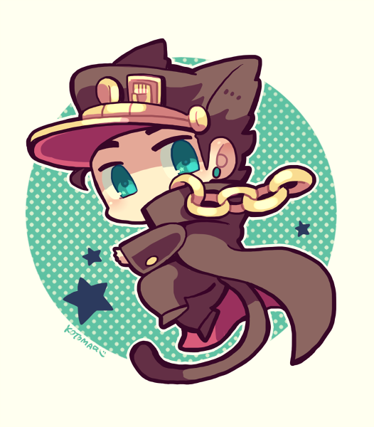 Safebooru - 1boy animal ears blue eyes brown coat brown hair brown ...