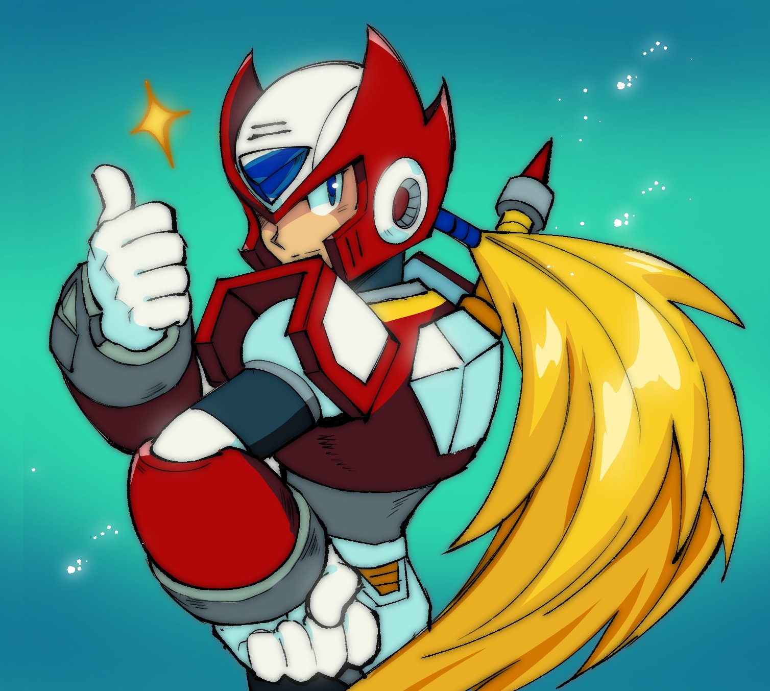 Safebooru - android armor blonde hair blue eyes drawloverlala english ...