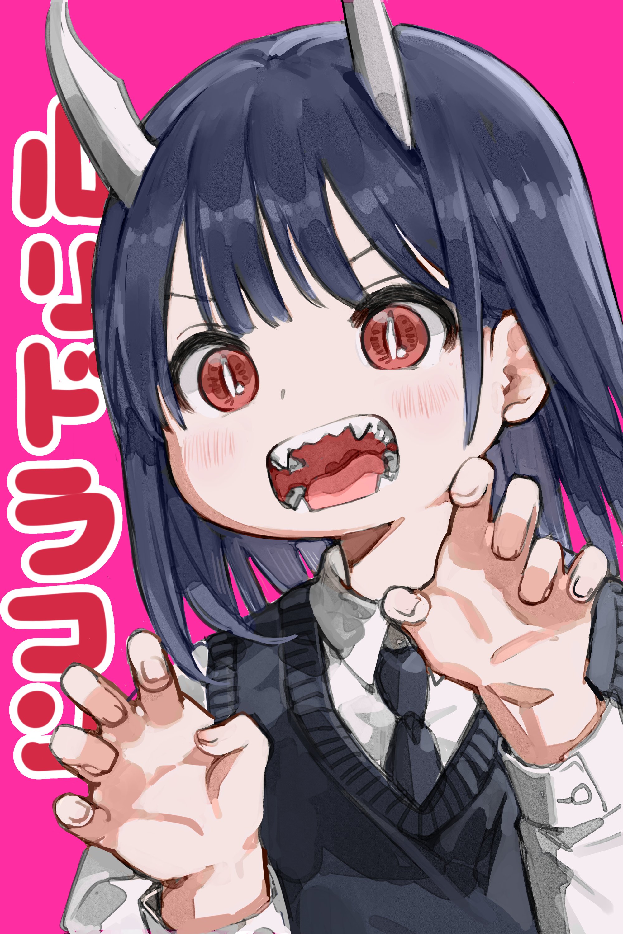 Safebooru - 1girl absurdres aoki ruri black hair black necktie black ...
