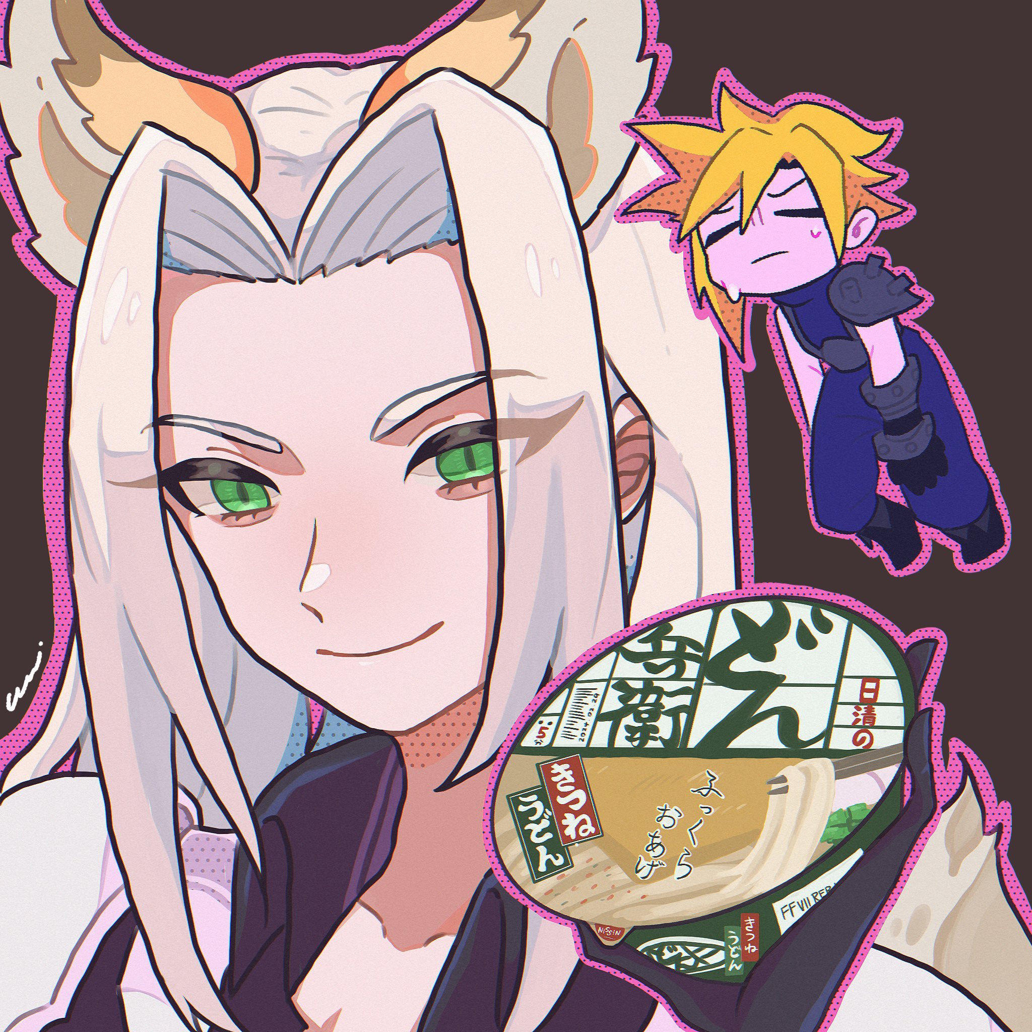 Safebooru - 2boys animal ears armor belt black background black belt black coat black footwear ...