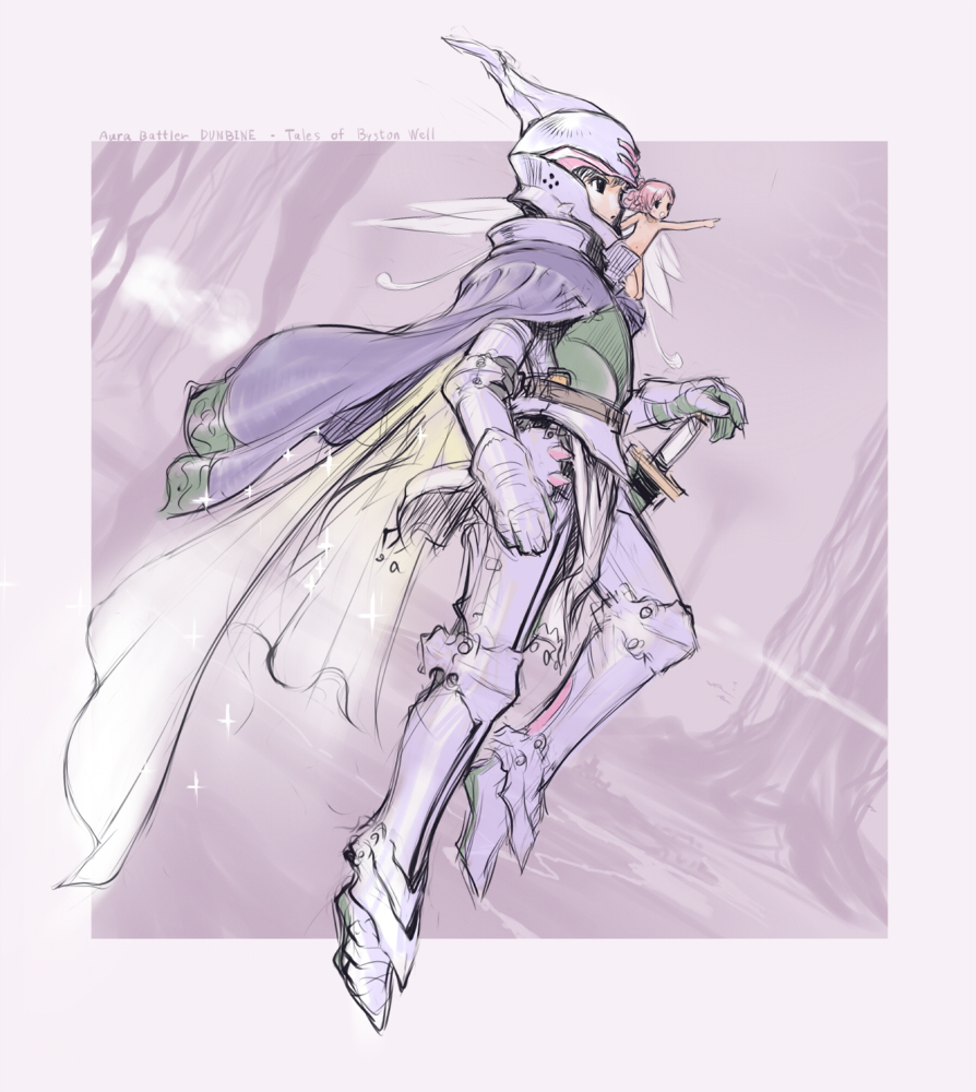 Safebooru - aura battler dunbine bad id cape cham fau dunbine fairy ...