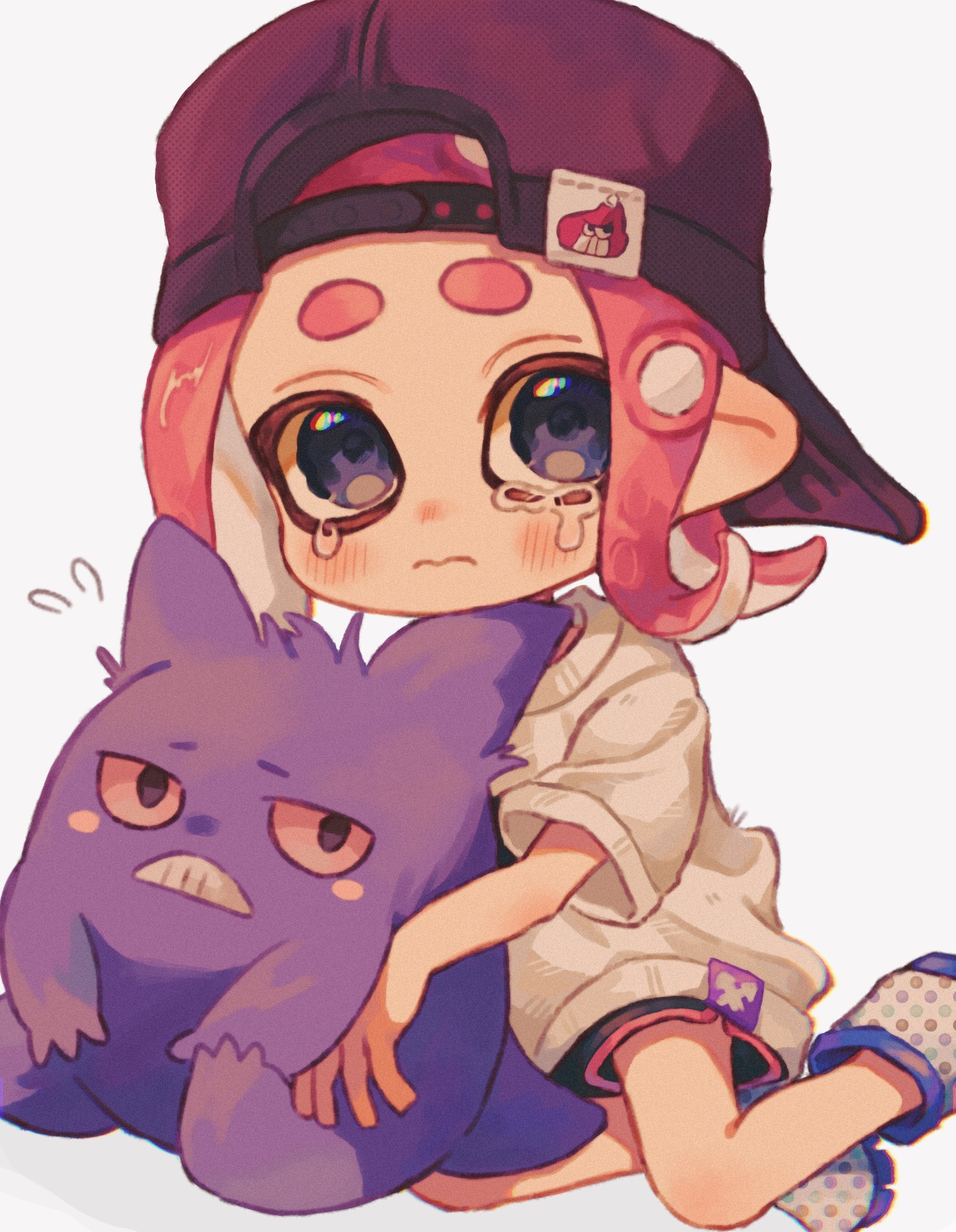 Safebooru - 1girl backwards hat baseball cap black eyes black headwear ...