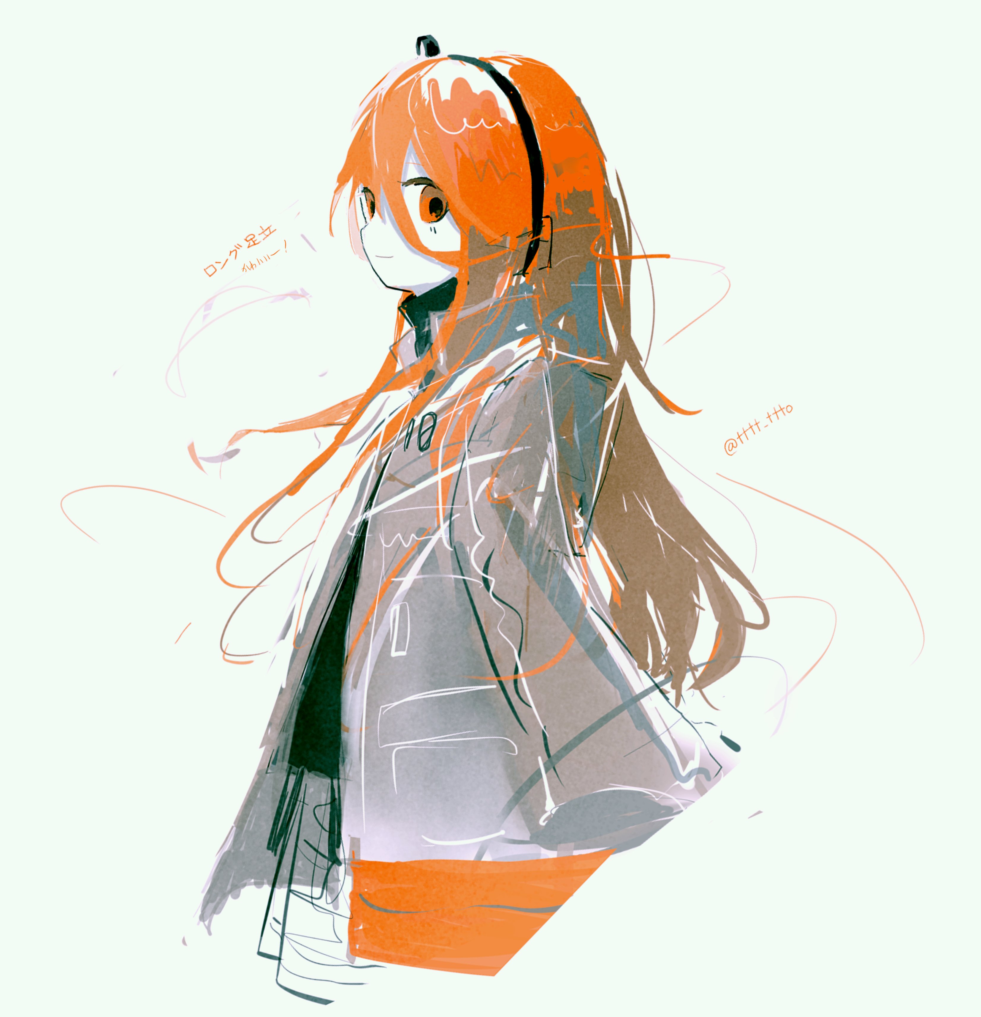 Safebooru - 1girl a.i. voice absurdres adachi rei alternate hair length alternate hairstyle arms ...