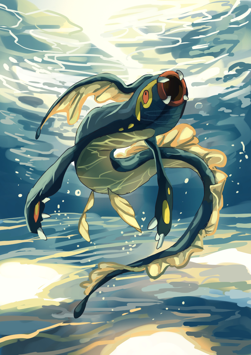 Safebooru - air bubble animal focus black eyes bubble claws colored ...