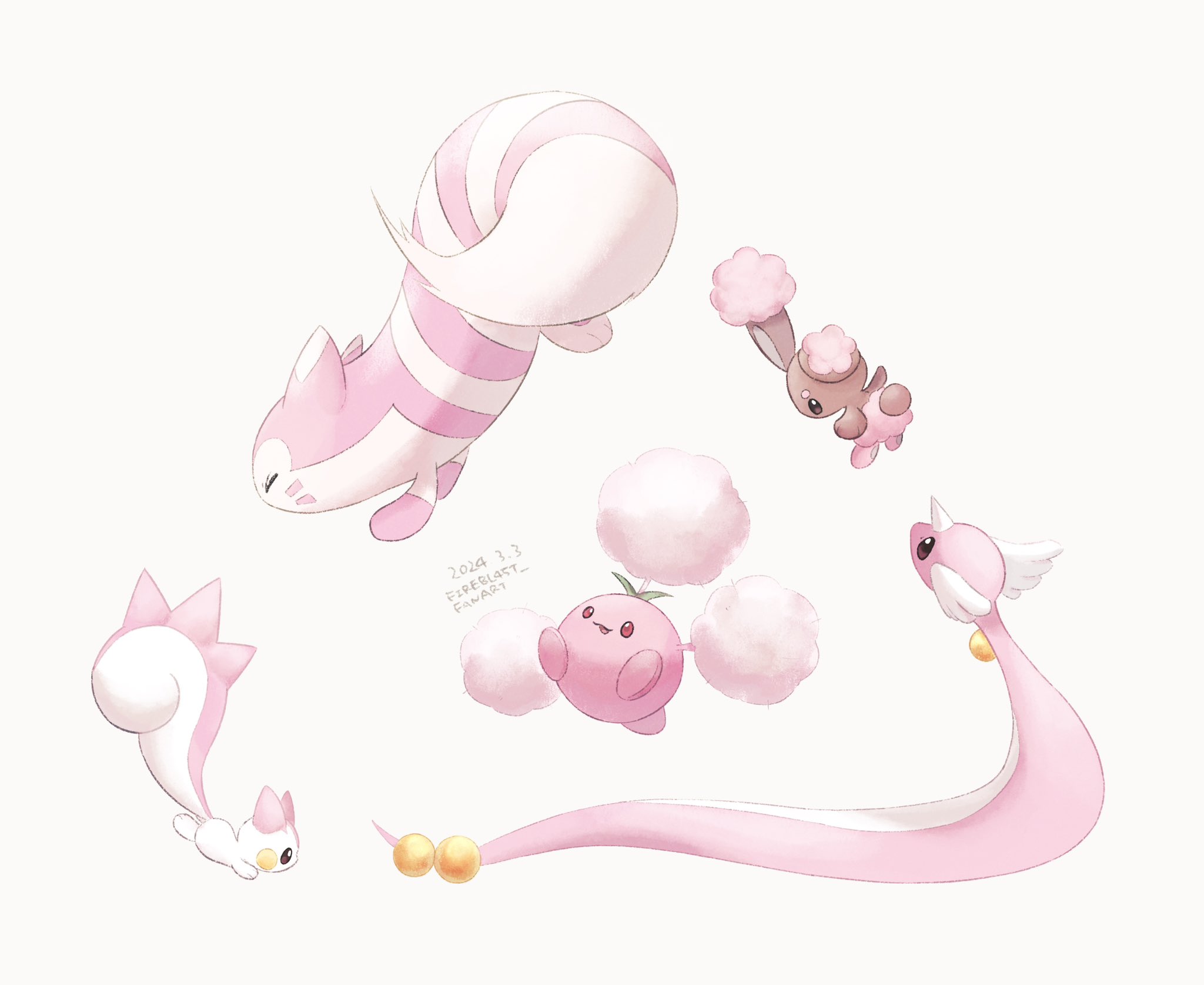 Safebooru - artist name buneary colored skin dated dragonair fireblast ...