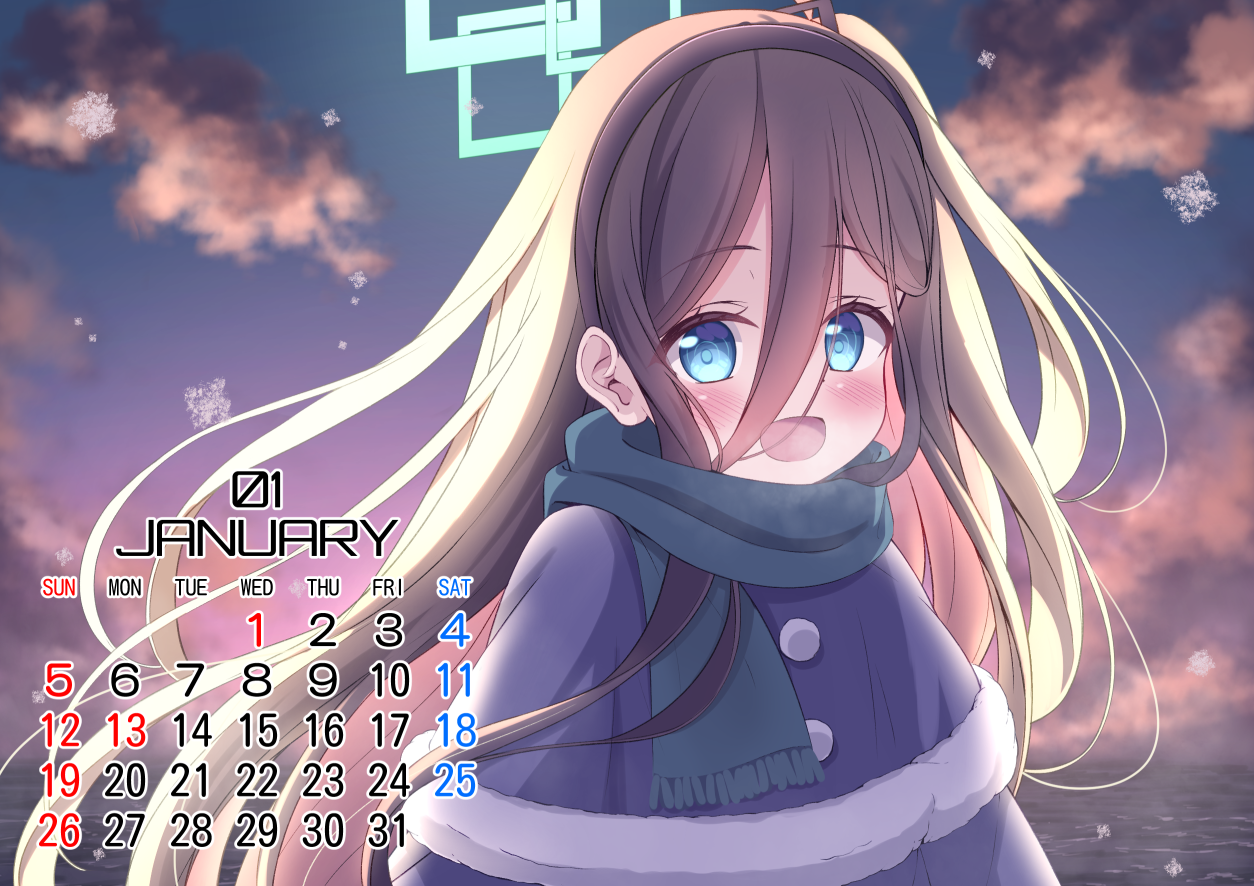 Safebooru - 1girl :d aris (blue archive) black hairband blue archive blue capelet blue coat blue ...