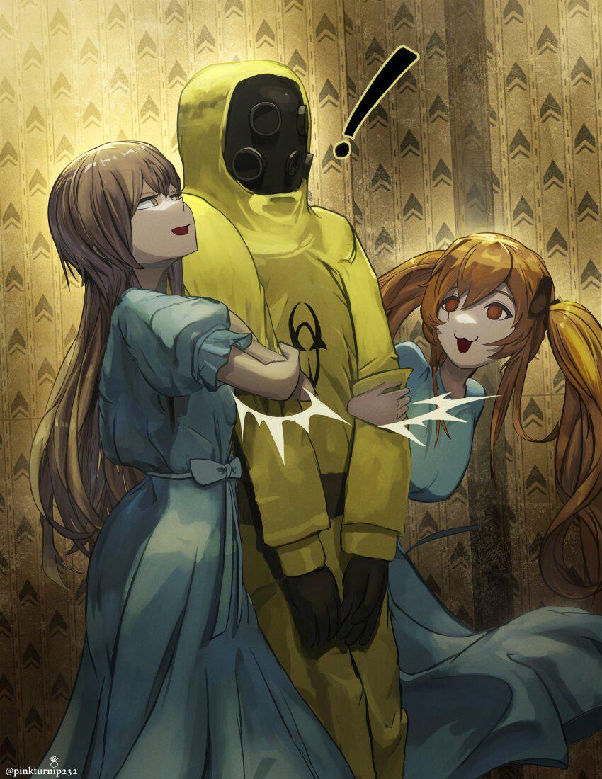 Safebooru - 1boy gas mask girls frontline long hair multiple girls ...
