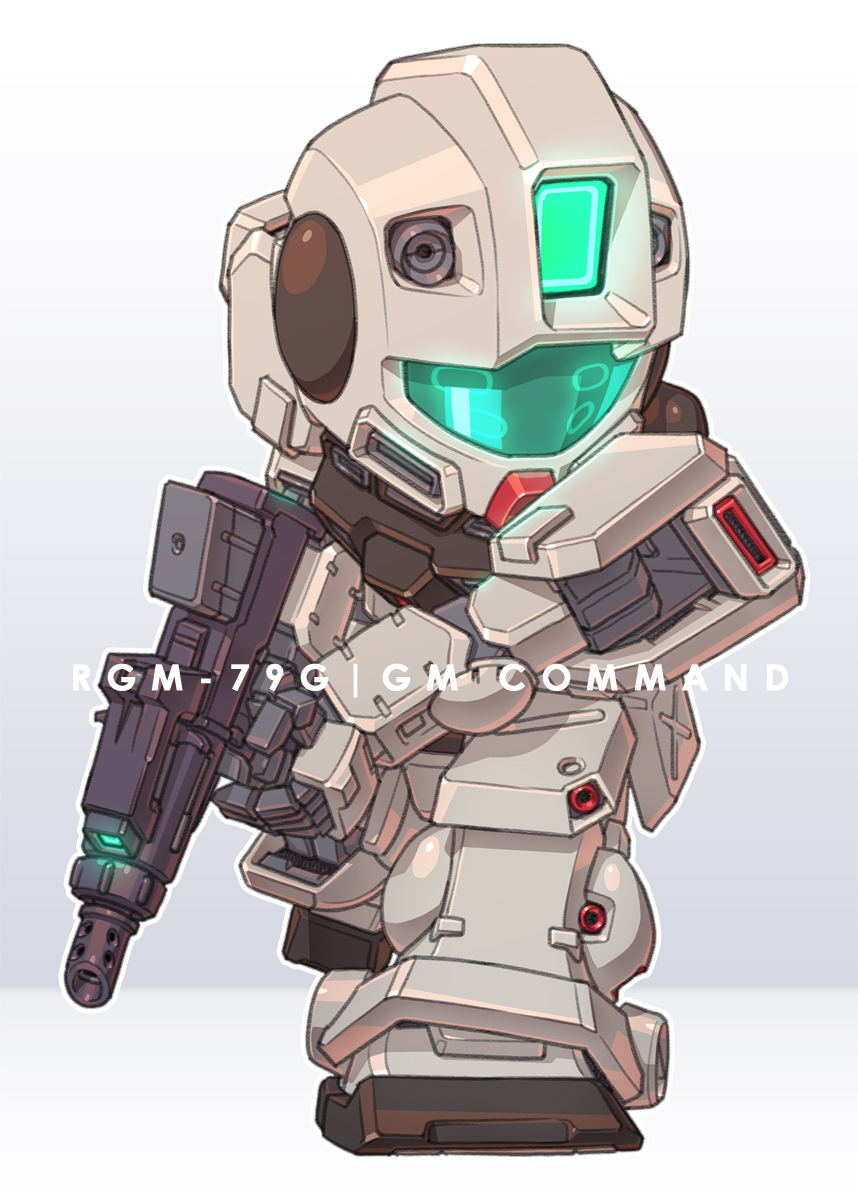 Safebooru - assault visor beam rifle character name chibi energy gun gm ...