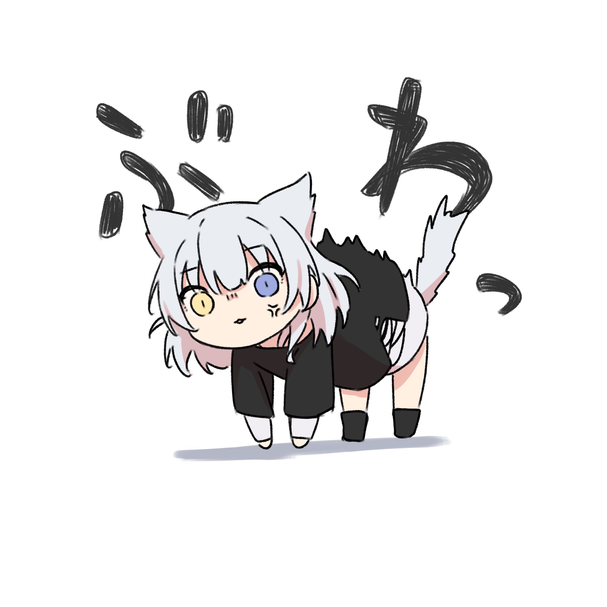 Safebooru - 1girl all fours anger vein animal ears bang dream! bang dream! it's mygo!!!!! black ...