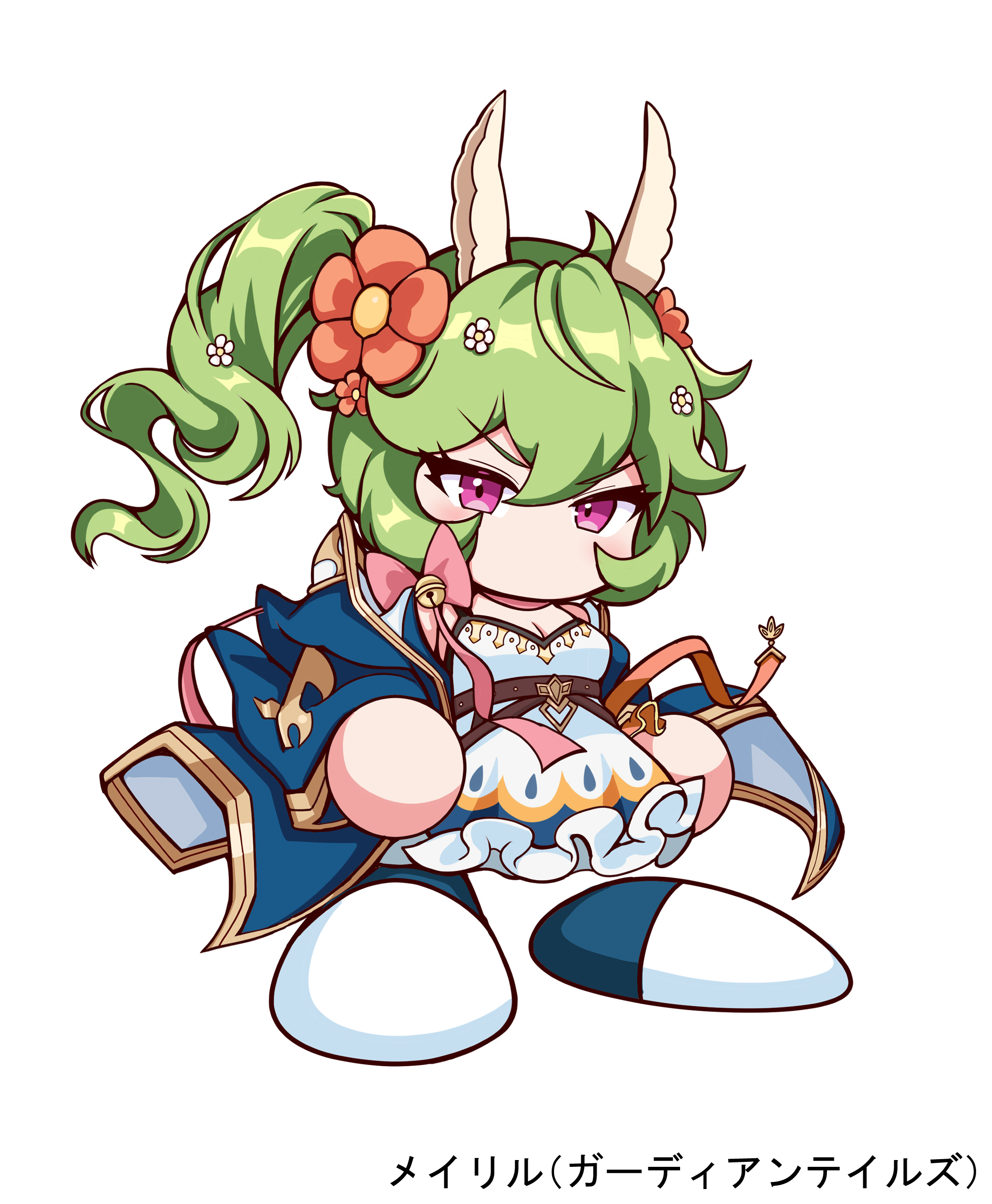 Safebooru - 1girl absurdres animal ears character name chibi chibi only ...