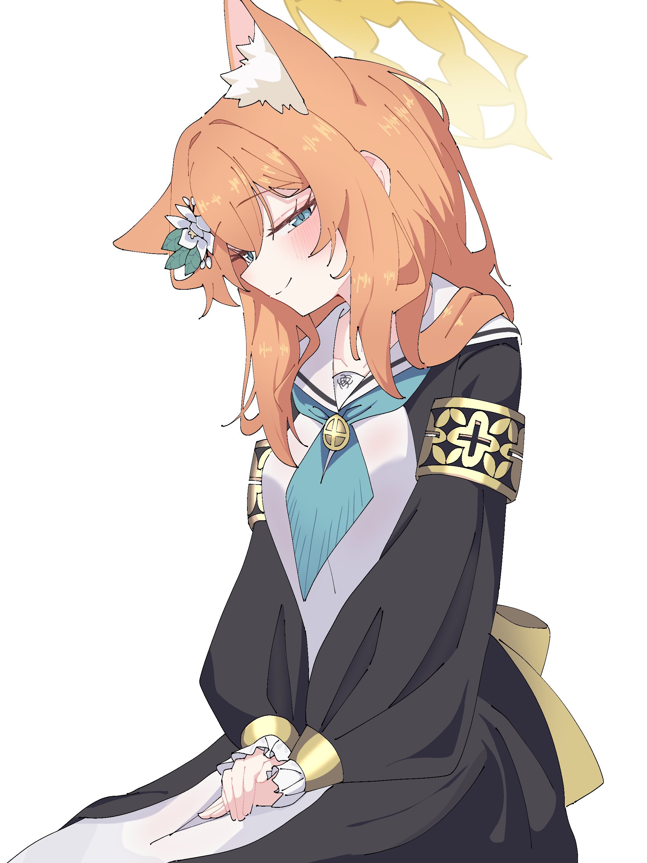 Safebooru - 1girl absurdres animal ear fluff animal ears blue archive ...