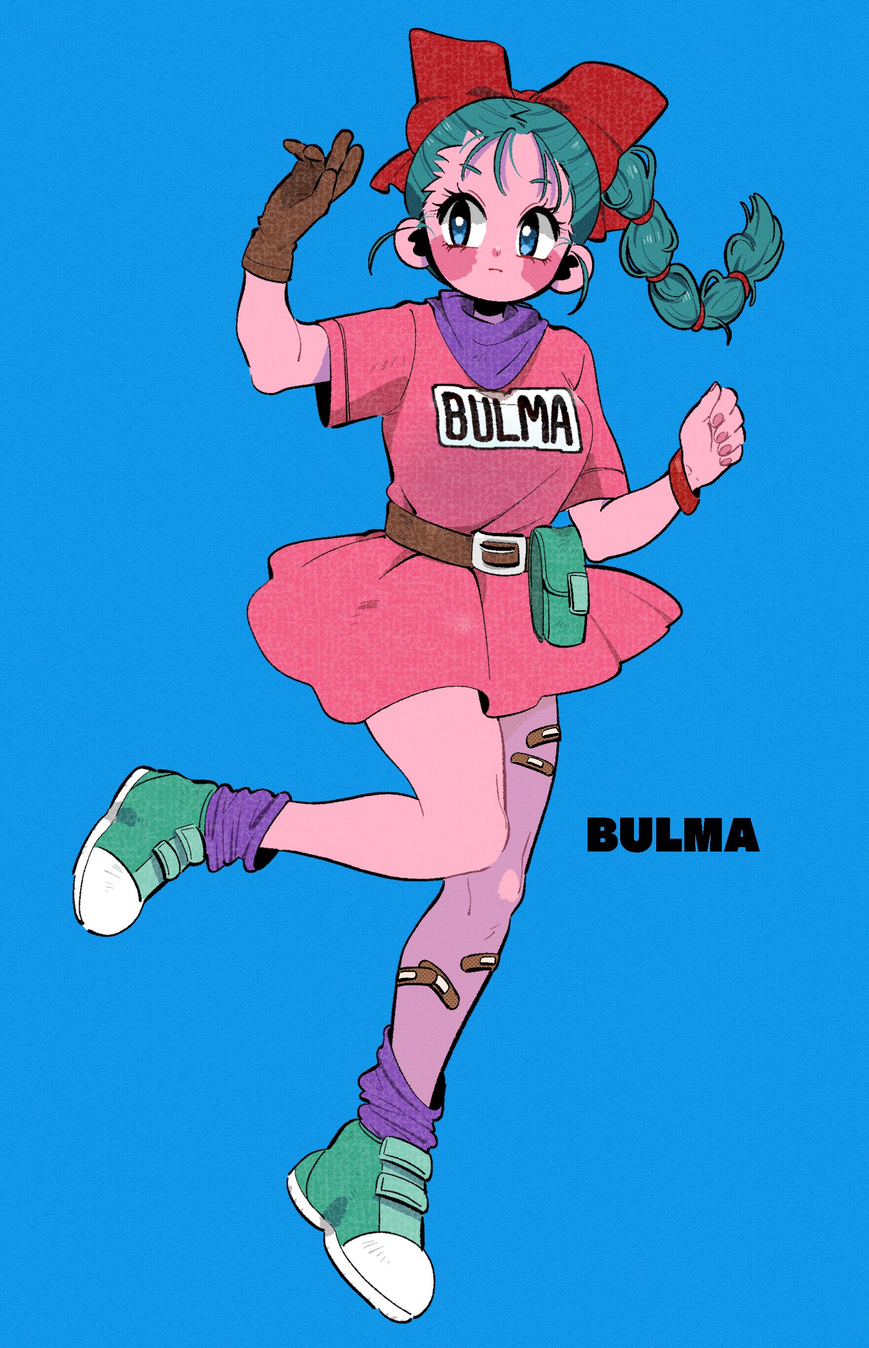 Safebooru - 1girl absurdres anna (aannnaa3) aqua hair blue background ...