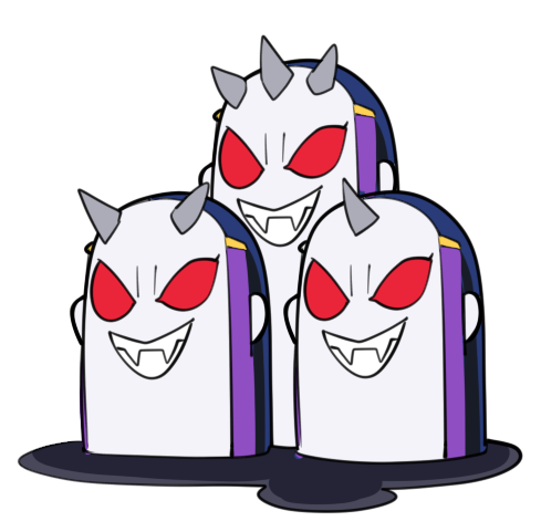 Safebooru - dugtrio evil grin evil smile fangs grin horns kimetsu no ...