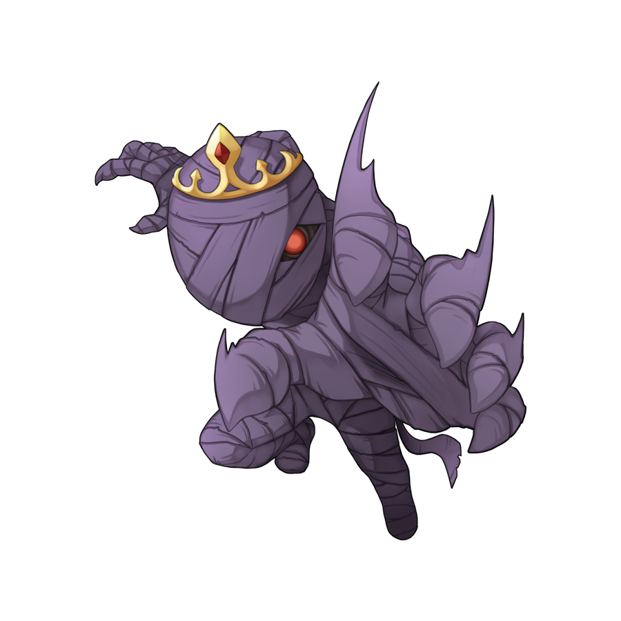 Safebooru - 1boy chibi chibi only crown full body jumping looking at ...