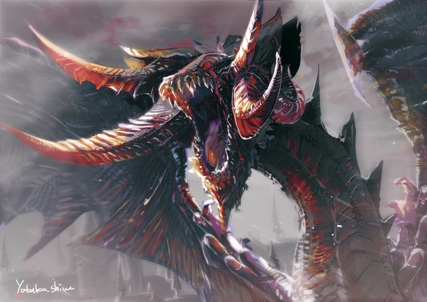 Safebooru - animal focus artist name dragon final fantasy final fantasy ...