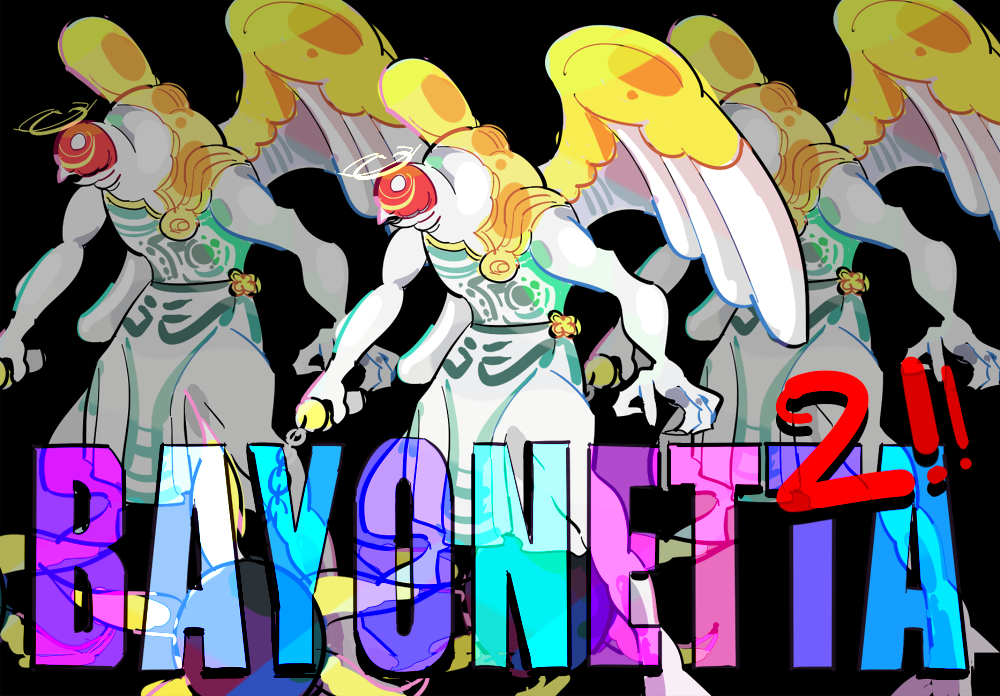 Safebooru - ! !! 3boys affinity (bayonetta) angel ball and chain ...