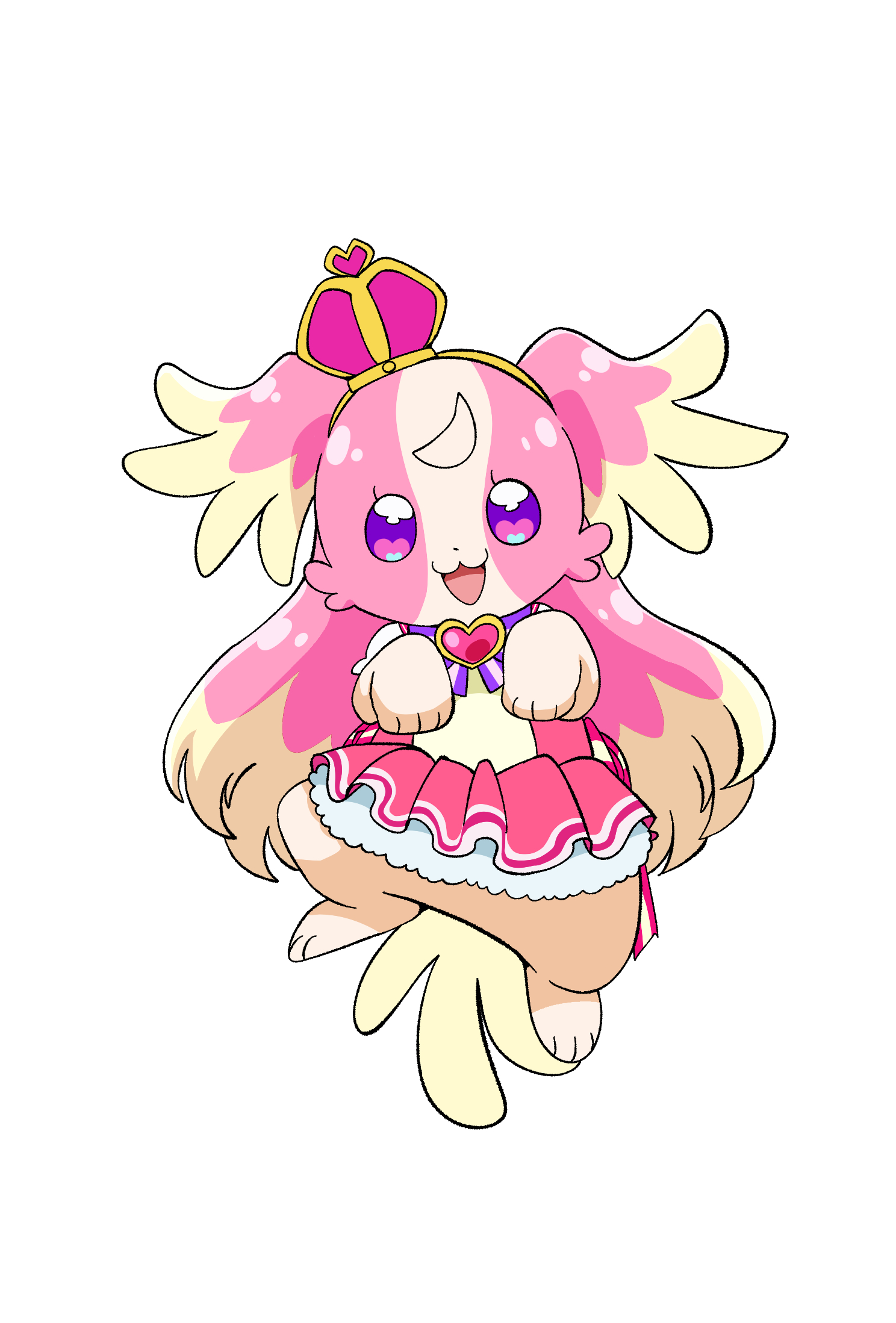 Safebooru - @est@ crown cure wonderful dress hairband highres inukai ...