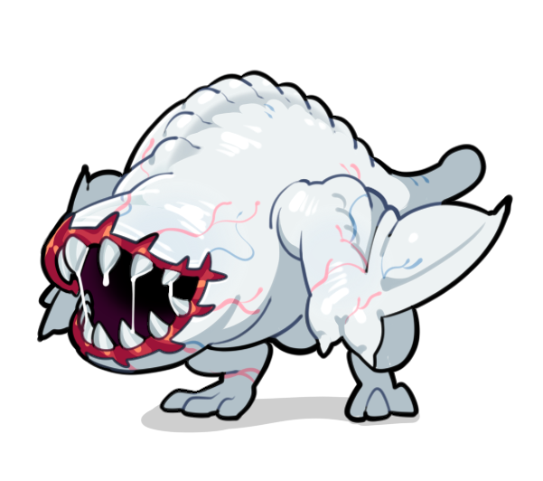 Safebooru - claws full body khezu monster hunter (series) no eyes no ...