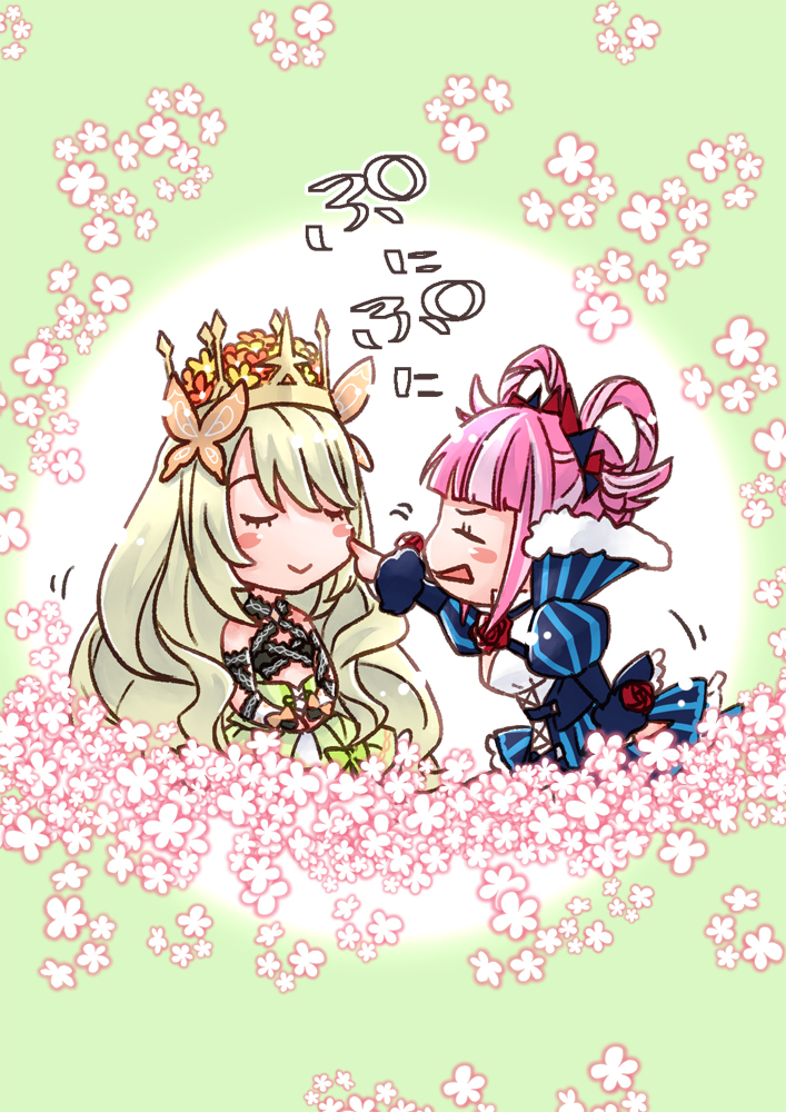 Safebooru - 2girls butterfly hair ornament celine (fire emblem) crown ...