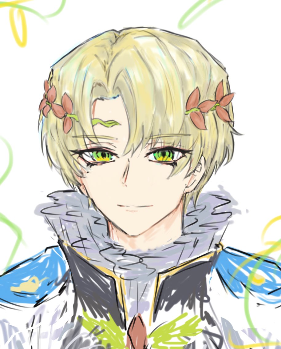 Safebooru - 1boy alfred (fire emblem) ascot blonde hair blue cape cape circlet fire emblem fire ...