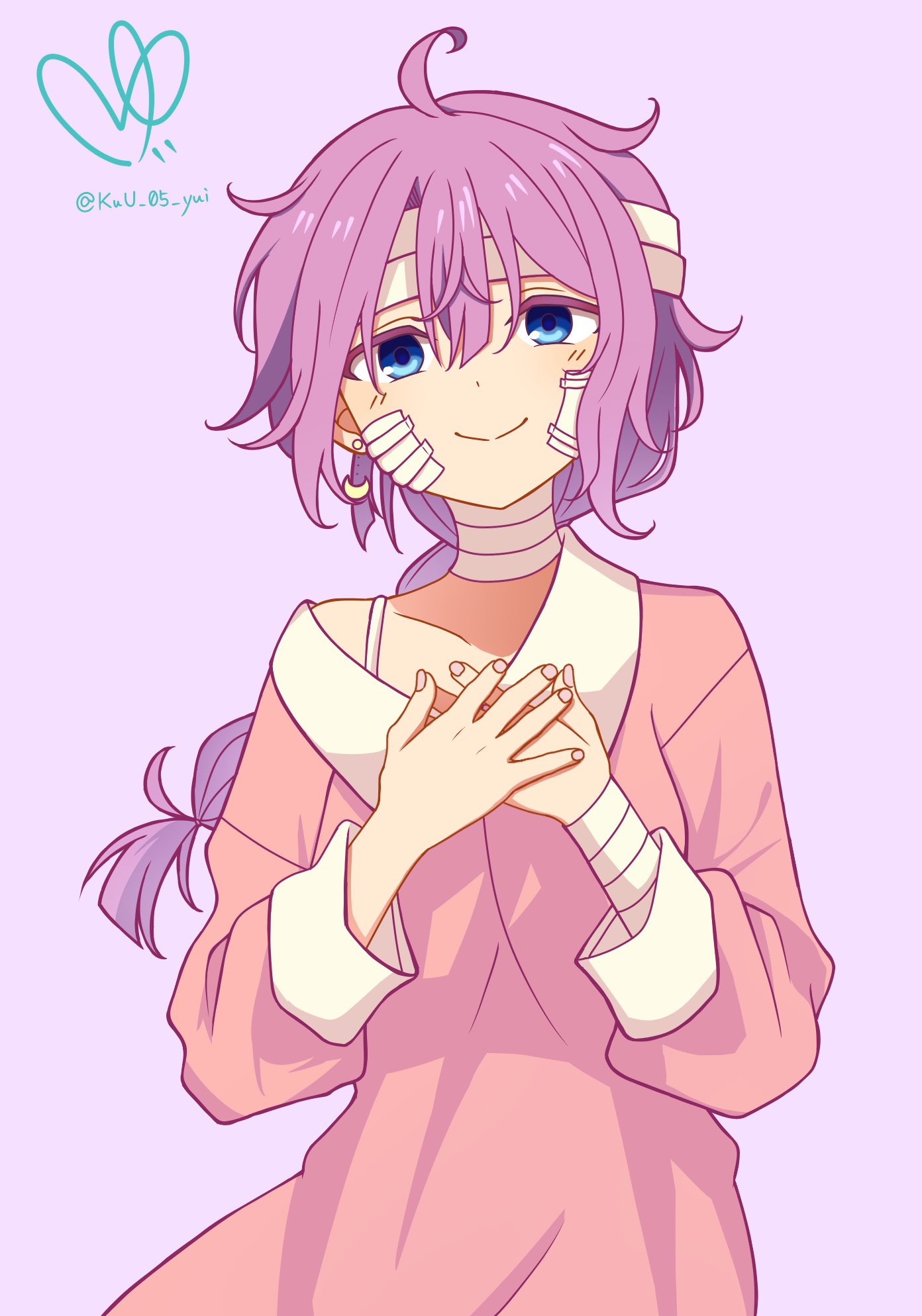 Safebooru 1girl Ahoge Bandaged Head Bandages Bandaid Bandaid On Face 1138