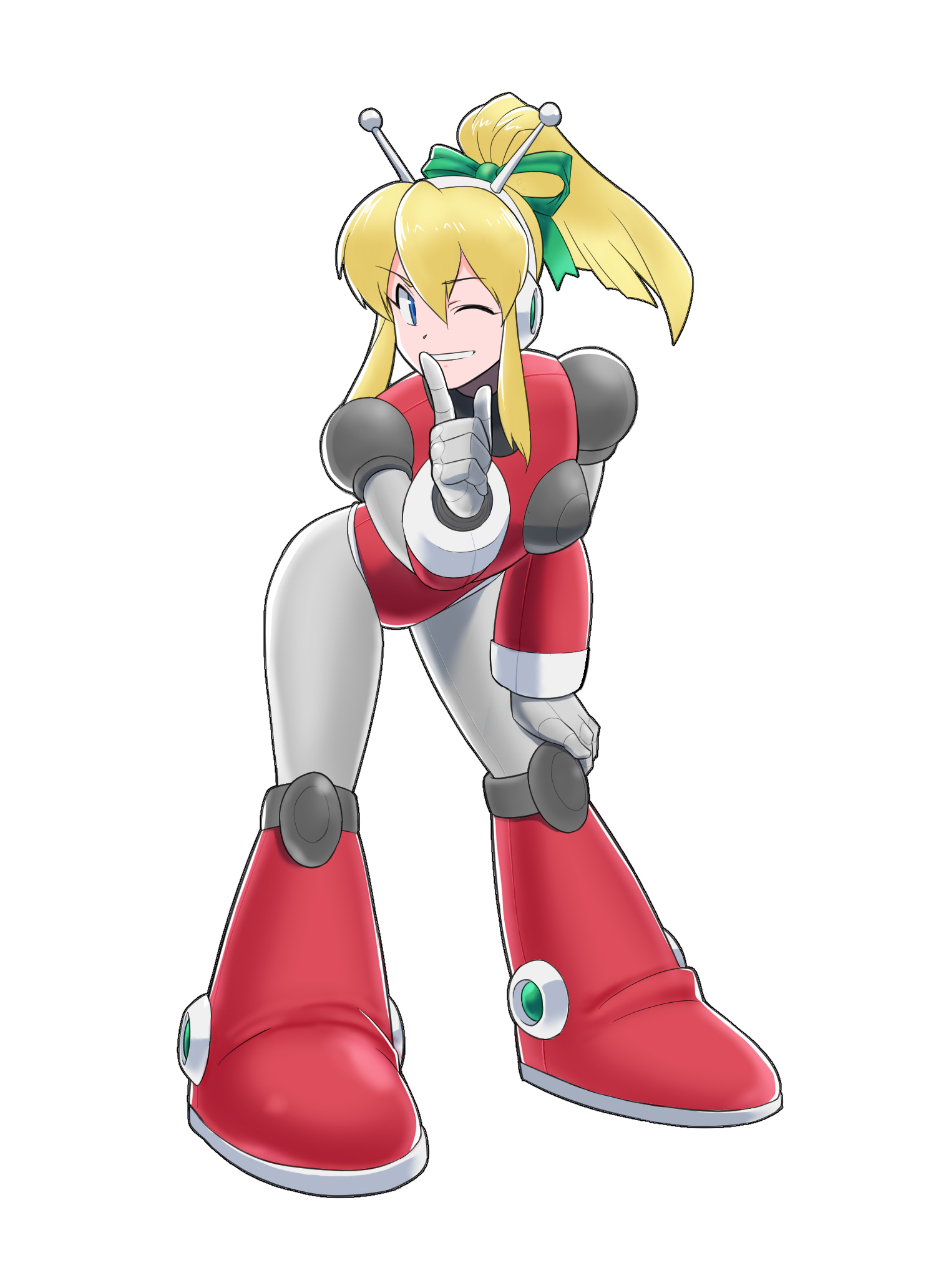 Safebooru - armor artist request blonde hair blue eyes breasts ...