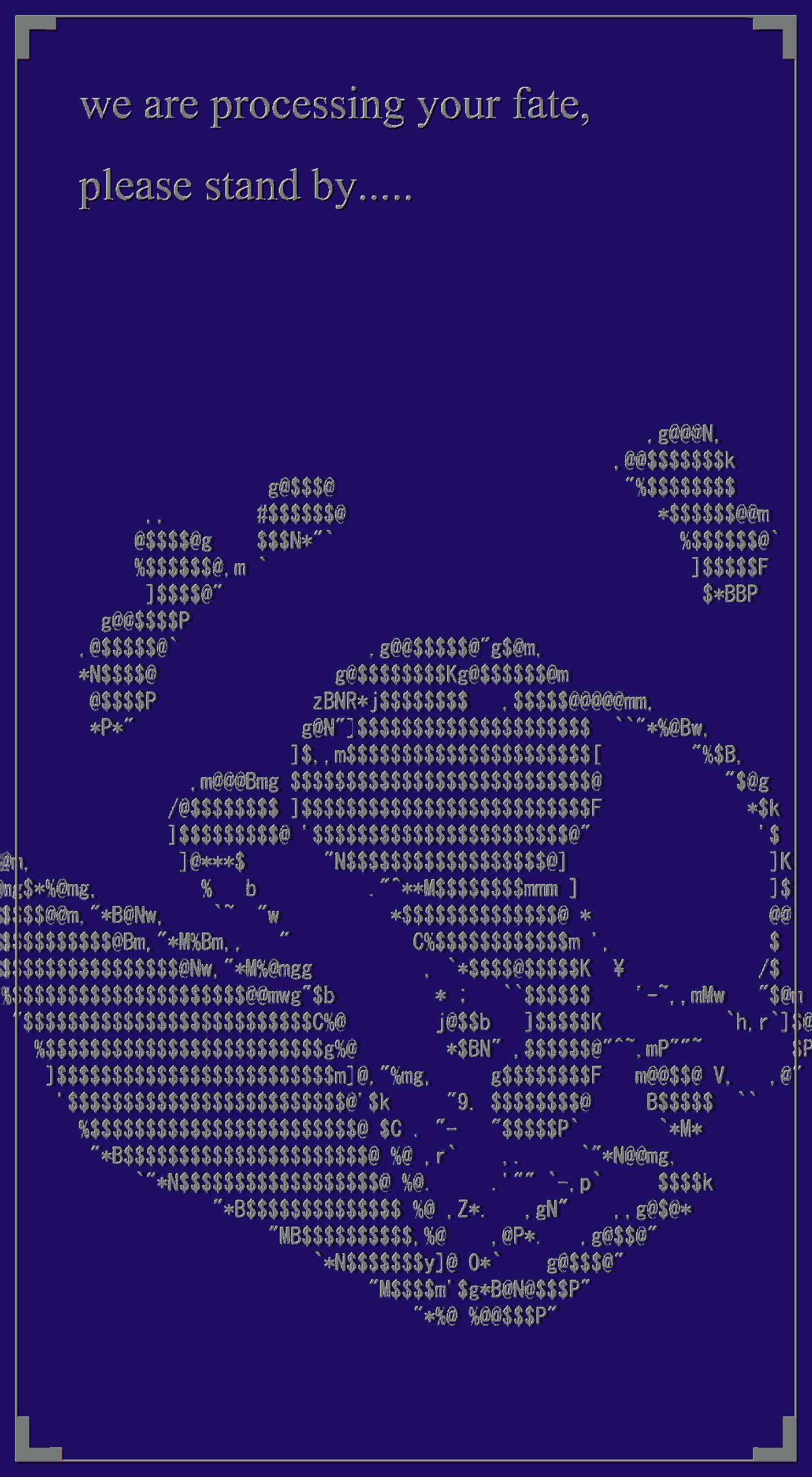 Safebooru - absurdres ascii art blue background computer highres indie ...