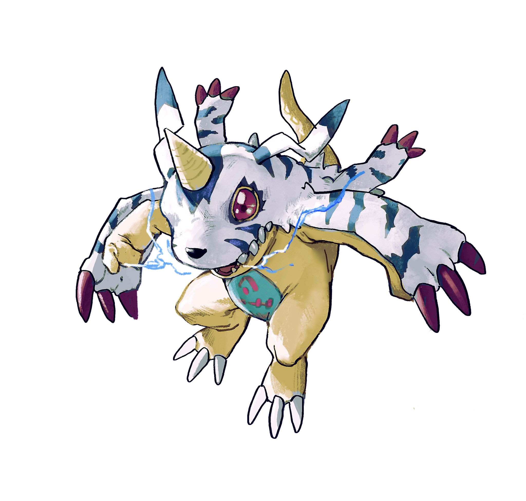 Safebooru - bly mead colored skin digimon digimon (creature ...