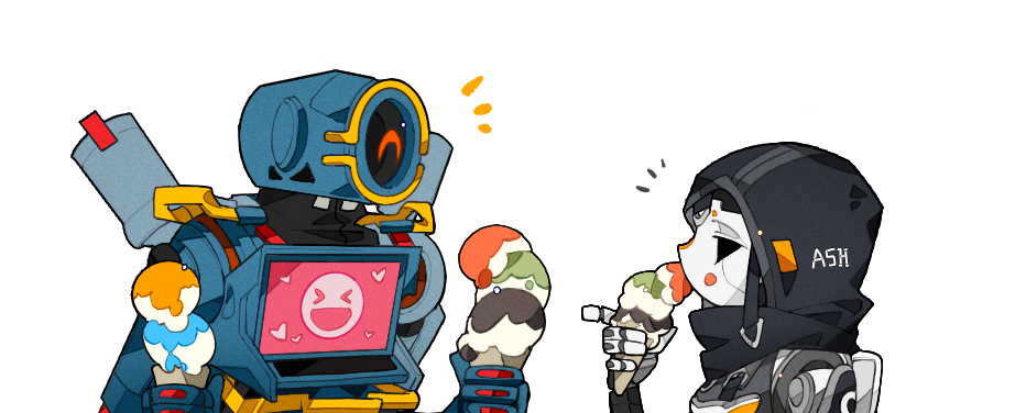 Safebooru 1boy 1girl Android Animification Apex Legends Ash 4505