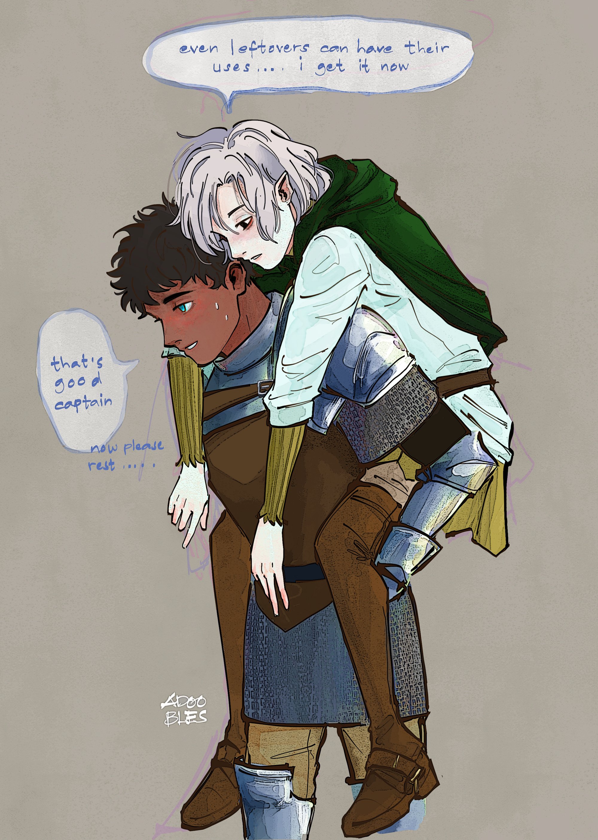 Safebooru - 2boys absurdres adooble armor bags under eyes black eyes black hair blue eyes boots ...